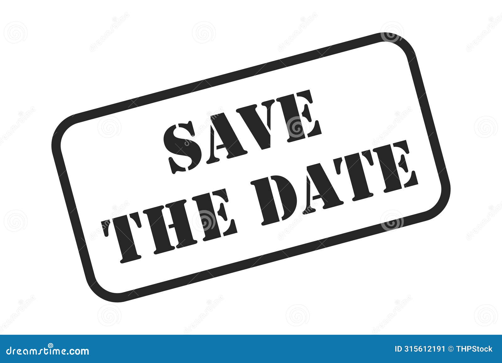 Save the Date Stamp Vector stock vector. Illustration of sign - 315612191