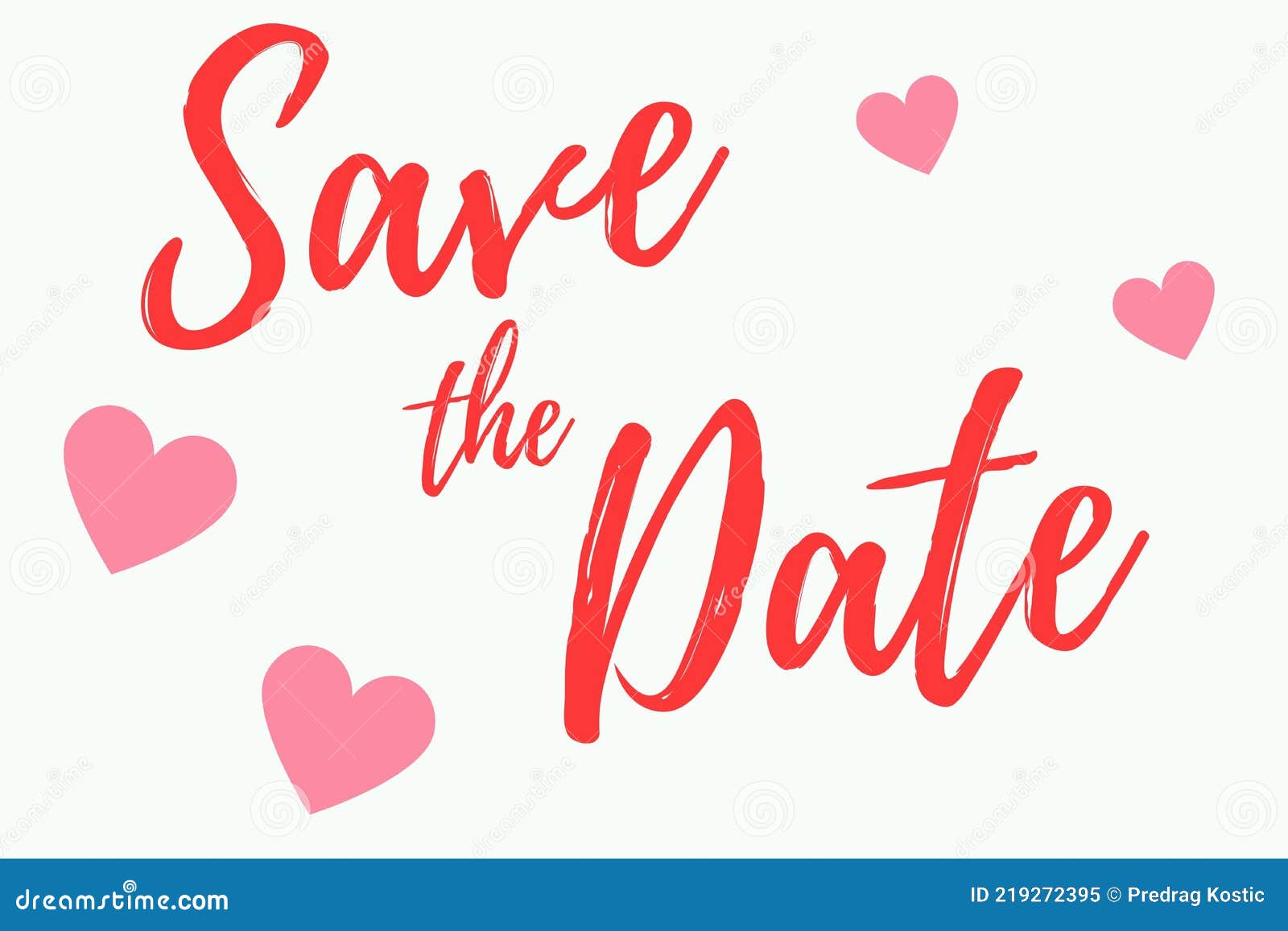 Save the Date word stock illustration. Illustration of sign - 219272395