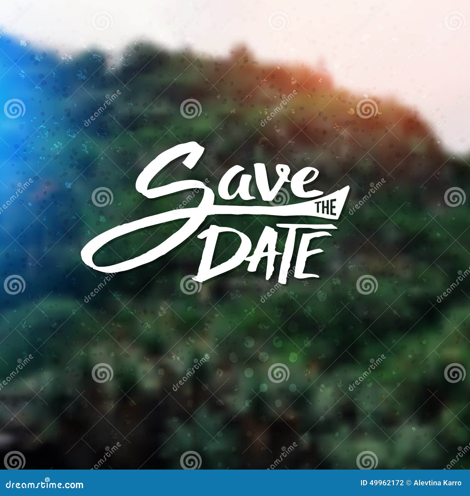 Save the Day Vector Card Design Stock Vector - Illustration of green ...