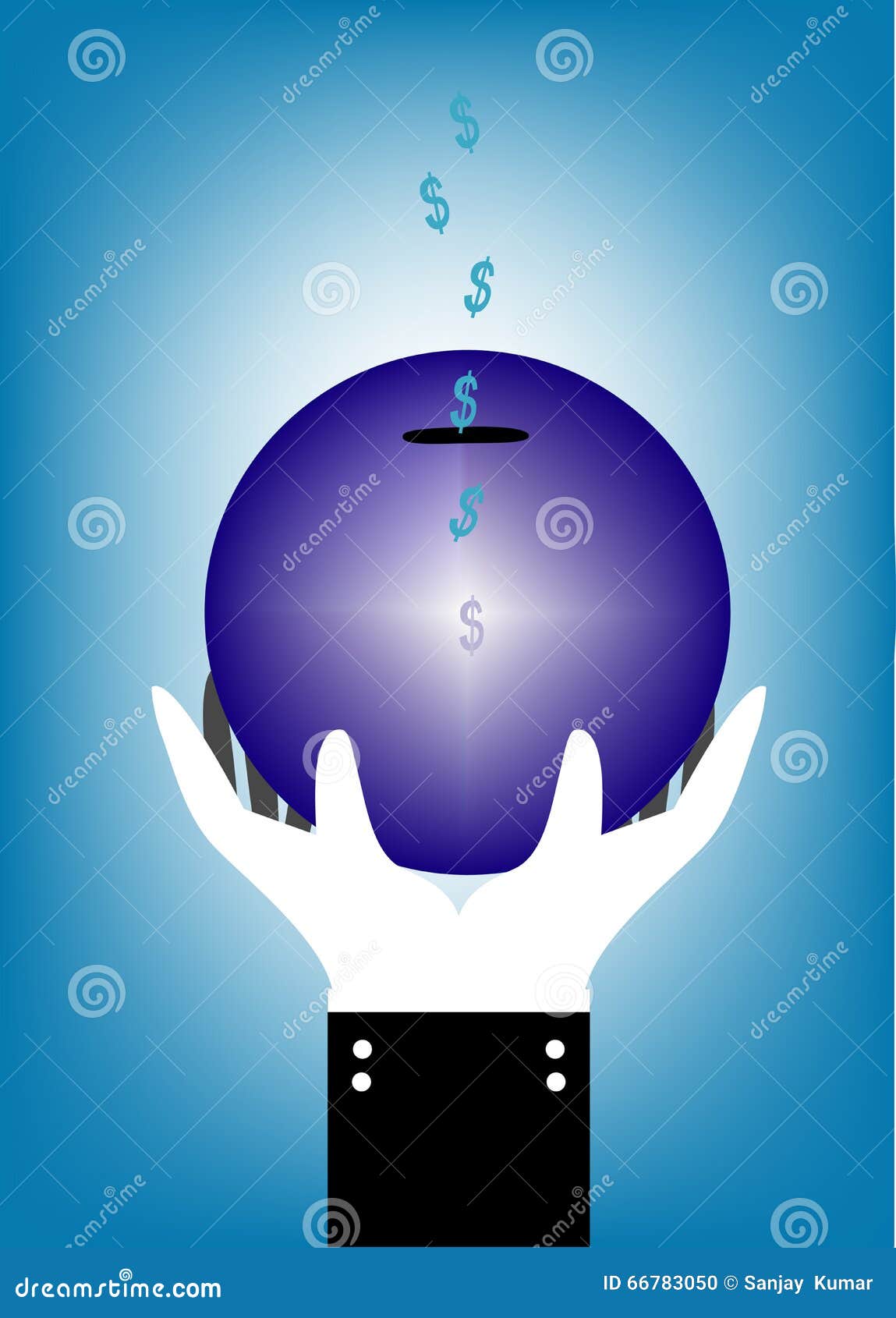 Save the Dollar, stock vector. Illustration of layers - 66783050