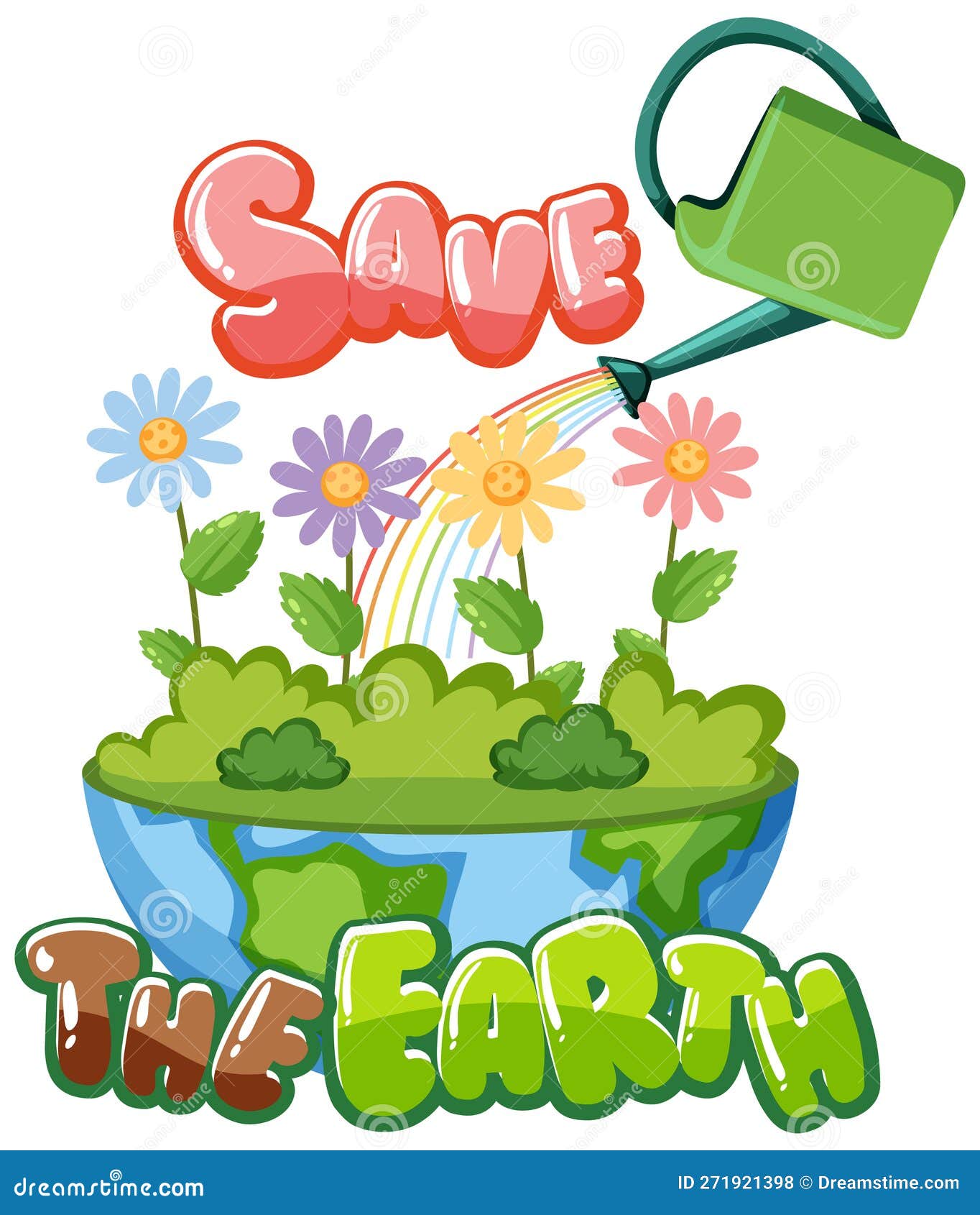Save the Earth Banner Design Stock Vector - Illustration of world ...