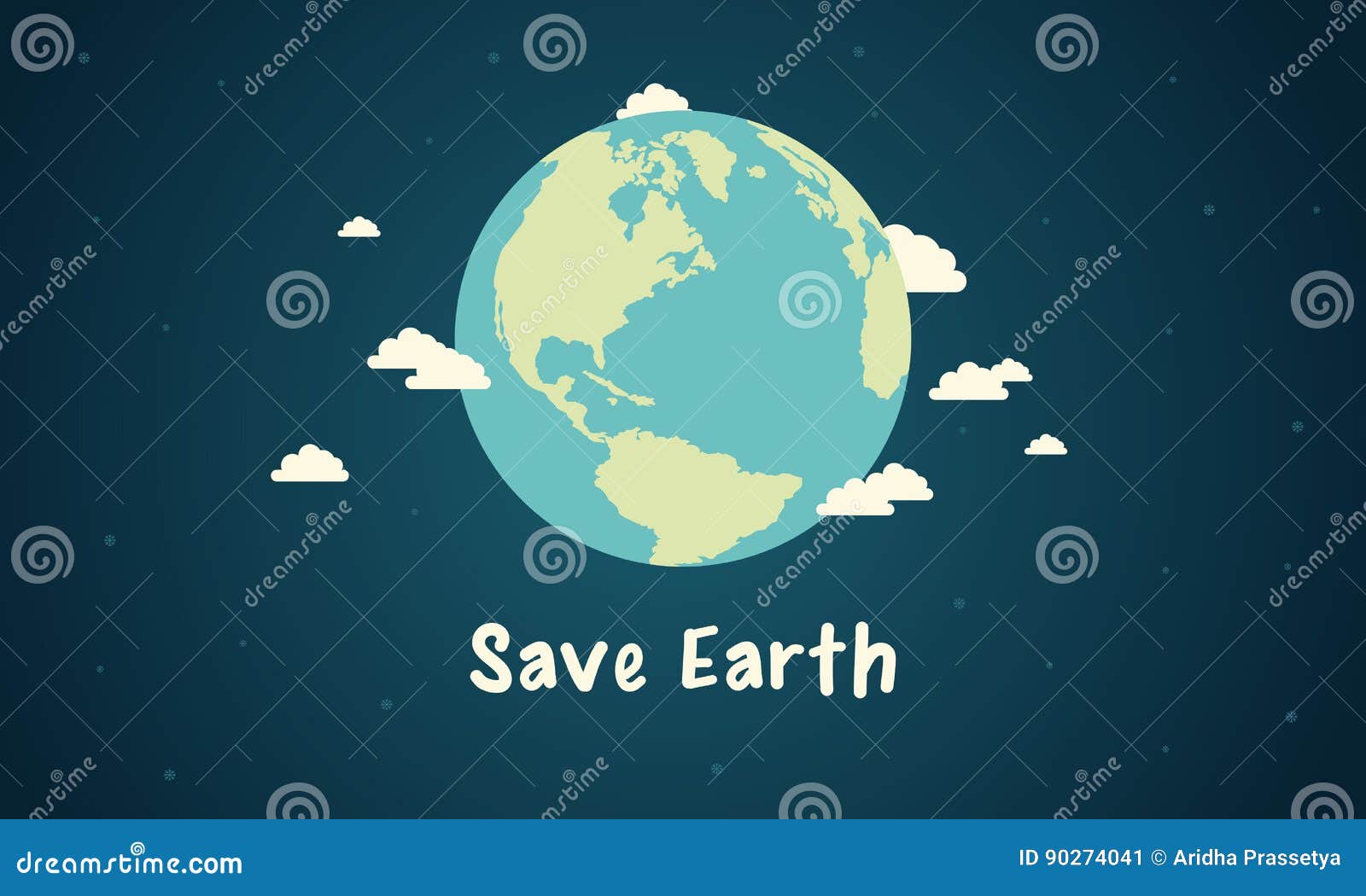 Save Earth design style stock vector. Illustration of earth - 90274041