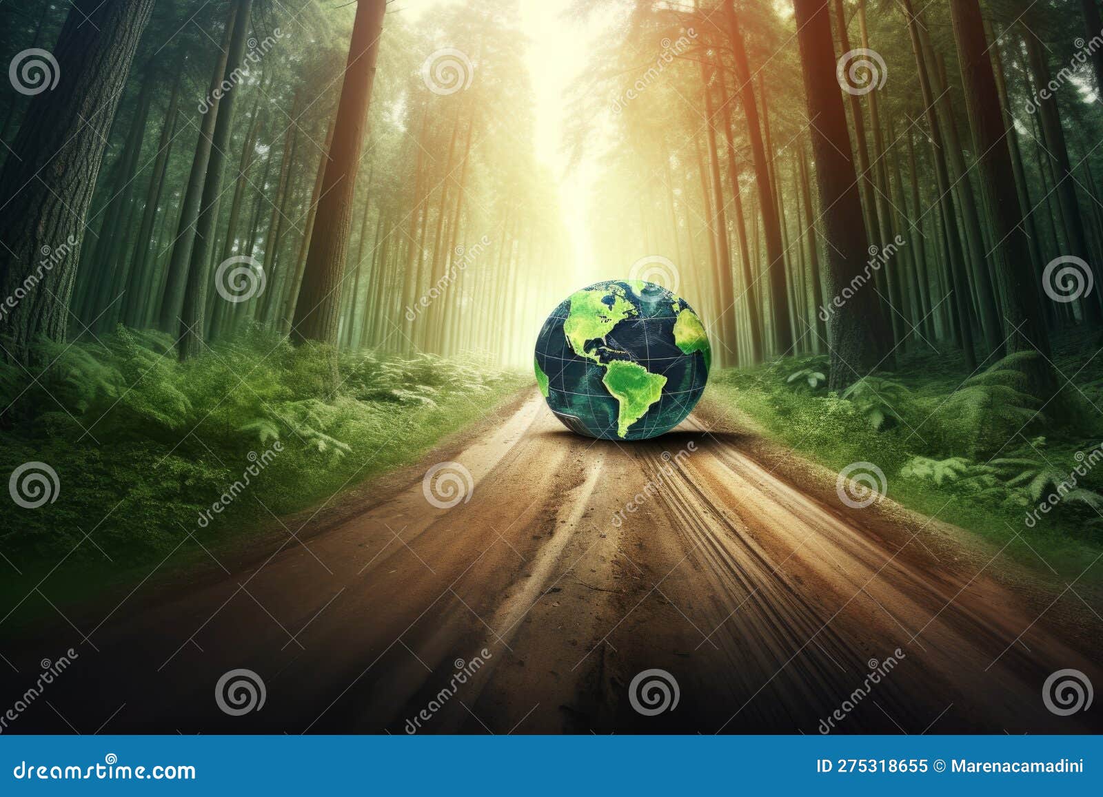 Save the Earth Environment Ecosystem AI Generative Stock Illustration ...