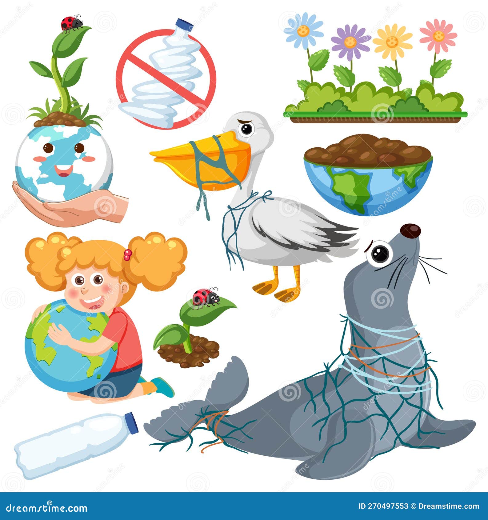 Save the Earth Graphics and Icons Collection Stock Vector ...