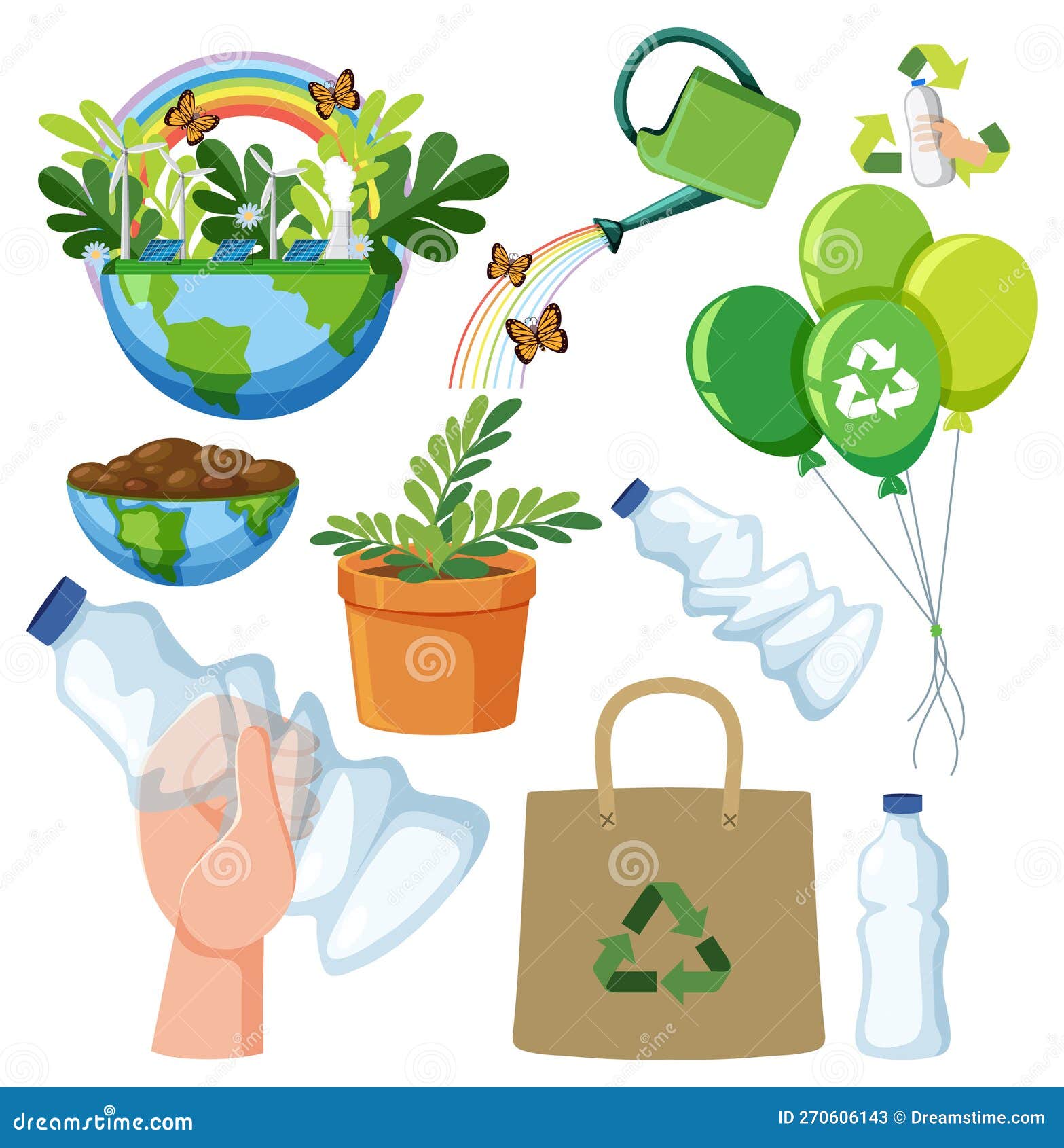 Save the Earth Graphics and Icons Collection Stock Vector ...