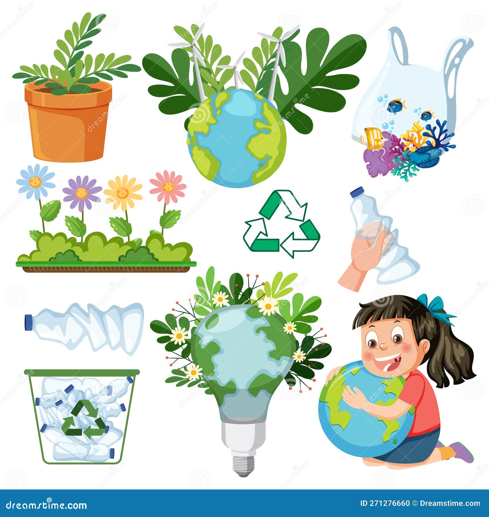 Save the Earth Graphics and Icons Collection Stock Vector ...