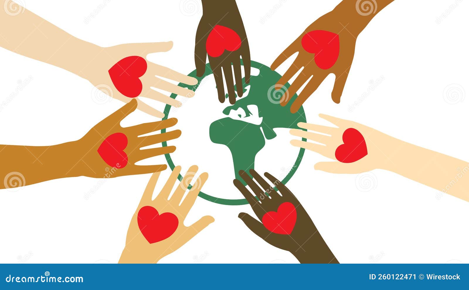 Save the Earth, Hands that Hold the Earth. Vector Illustration Stock ...