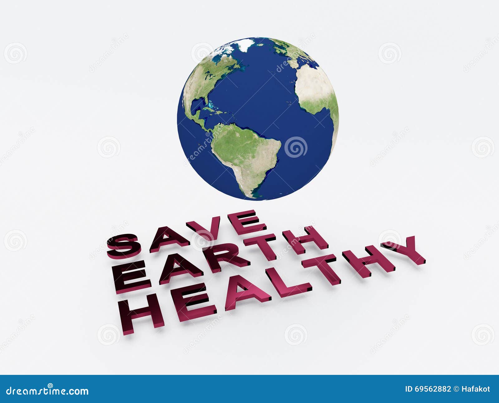 Save Earth Healthy concept stock illustration. Illustration of ...