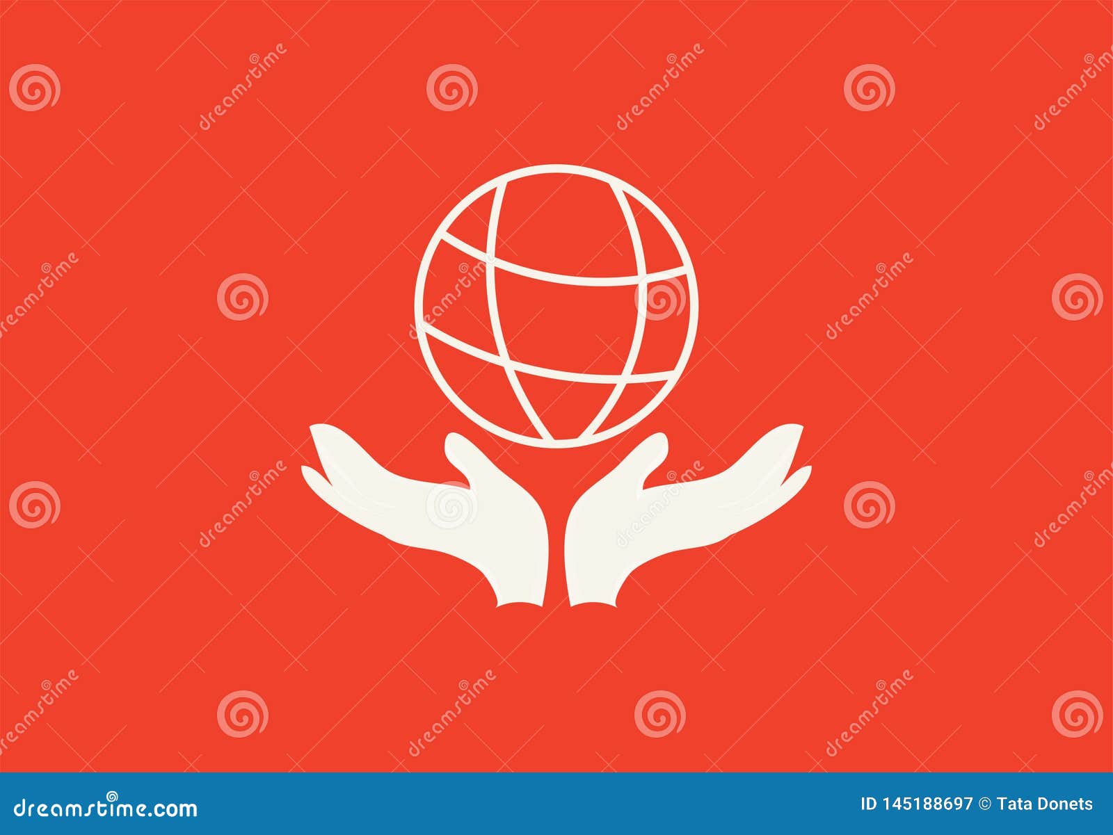 Save the Earth or Help the Planet Vector Flat Icon: Saving Helping ...