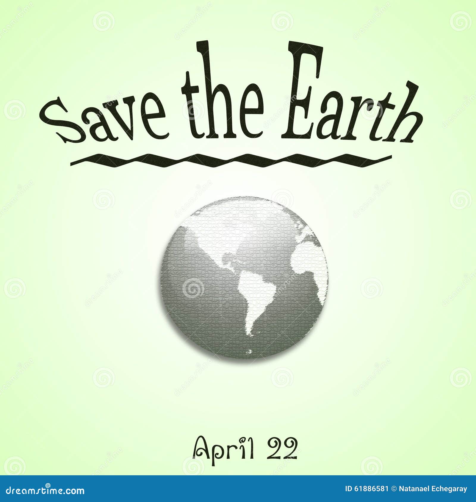 Save the Earth Illustration with World and Texture Background Stock ...