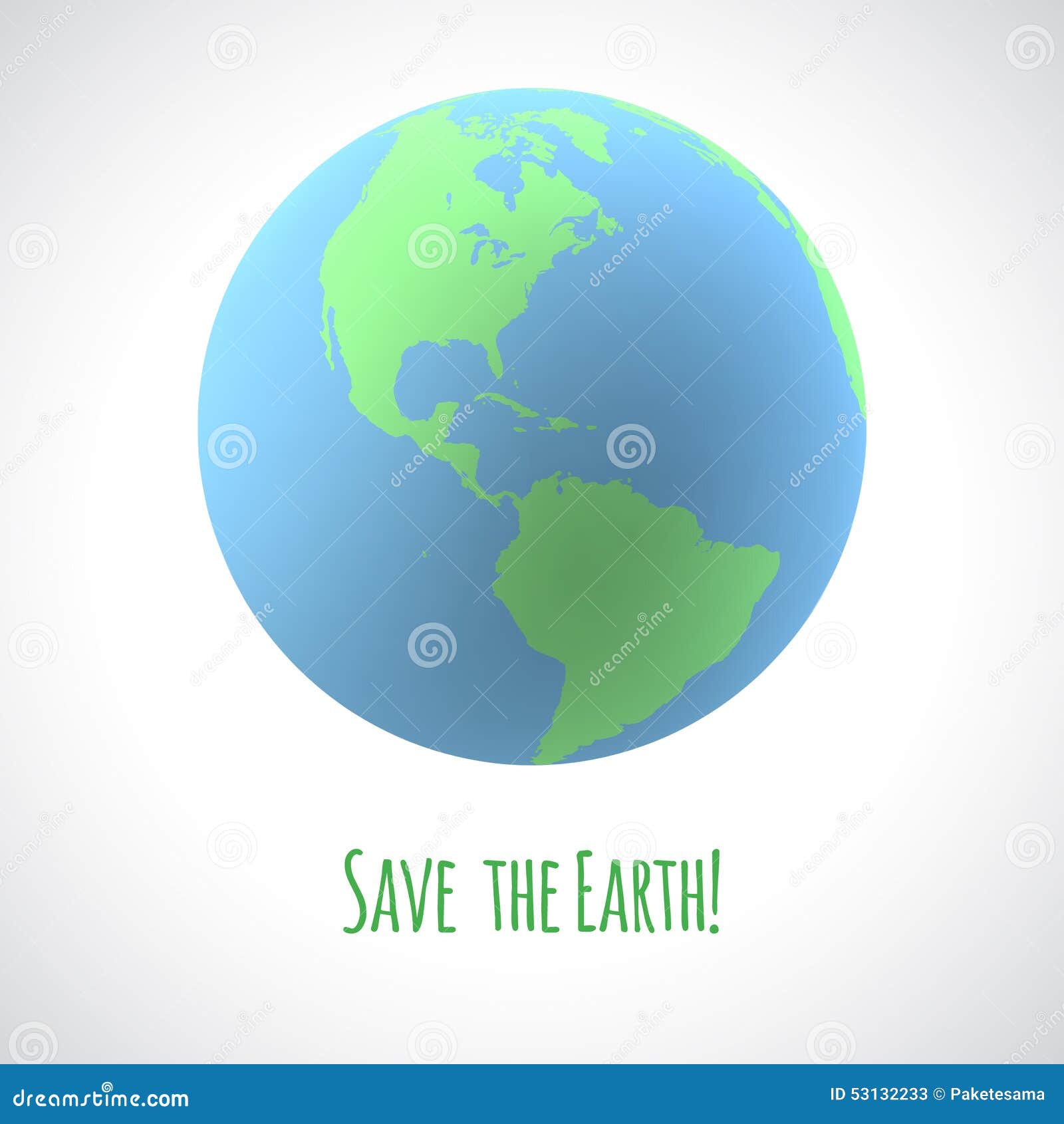 Save the Earth poster stock vector. Illustration of green - 53132233