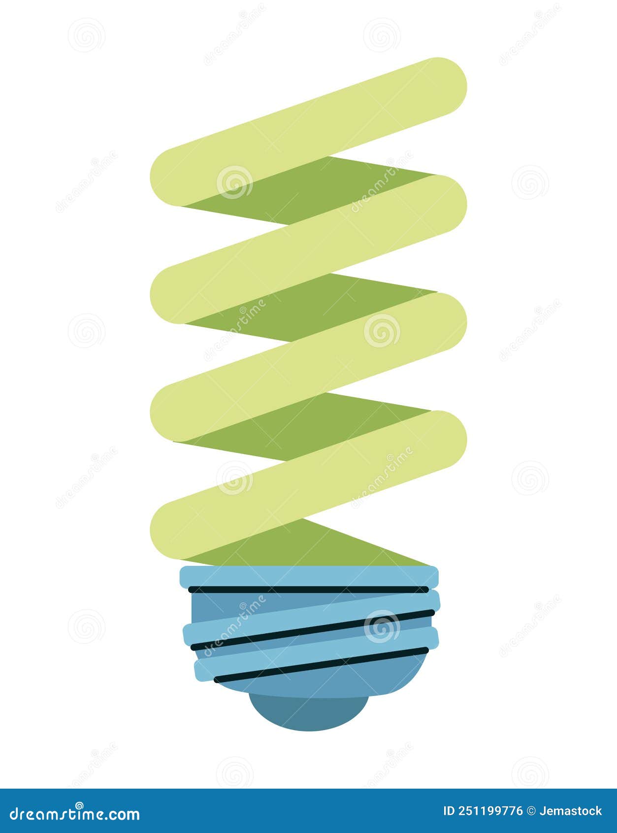 Save ecology bulb stock vector. Illustration of greeb - 251199776