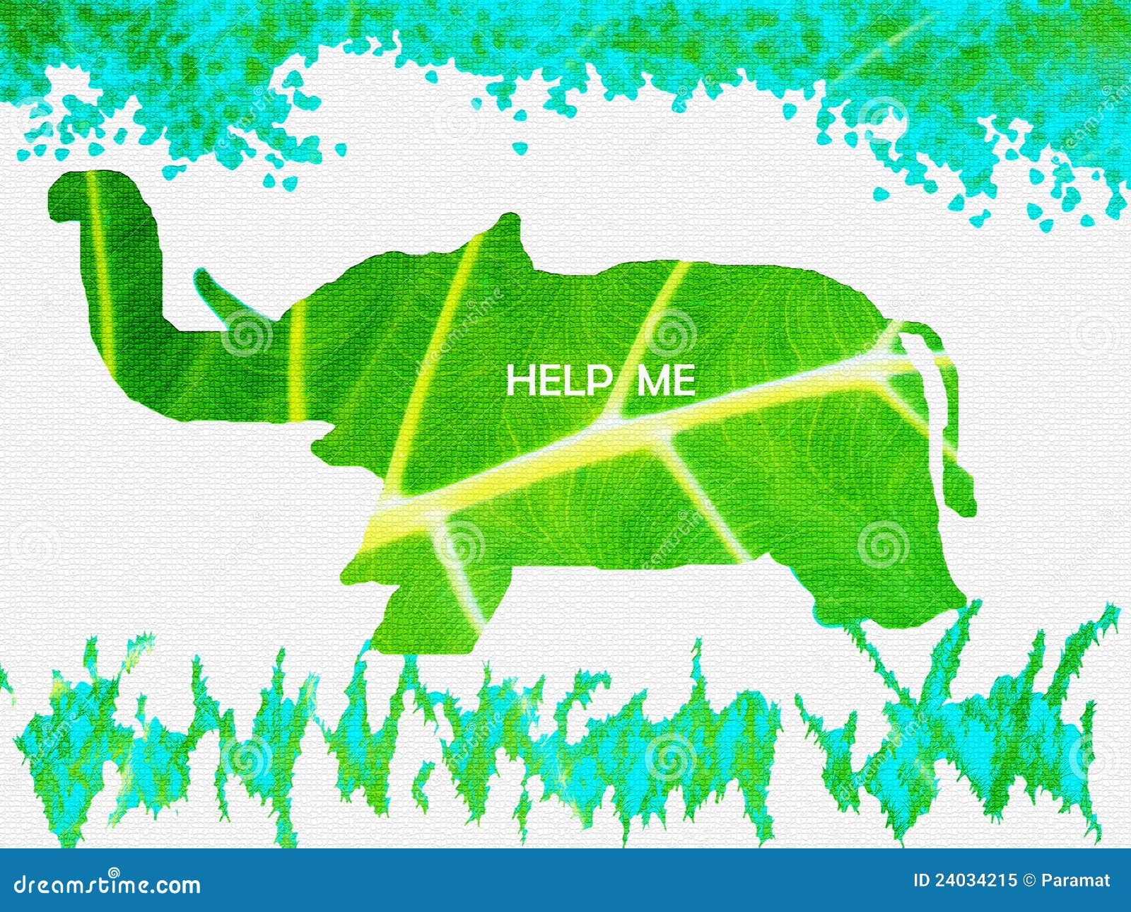 Save elephant stock illustration. Illustration of save - 24034215