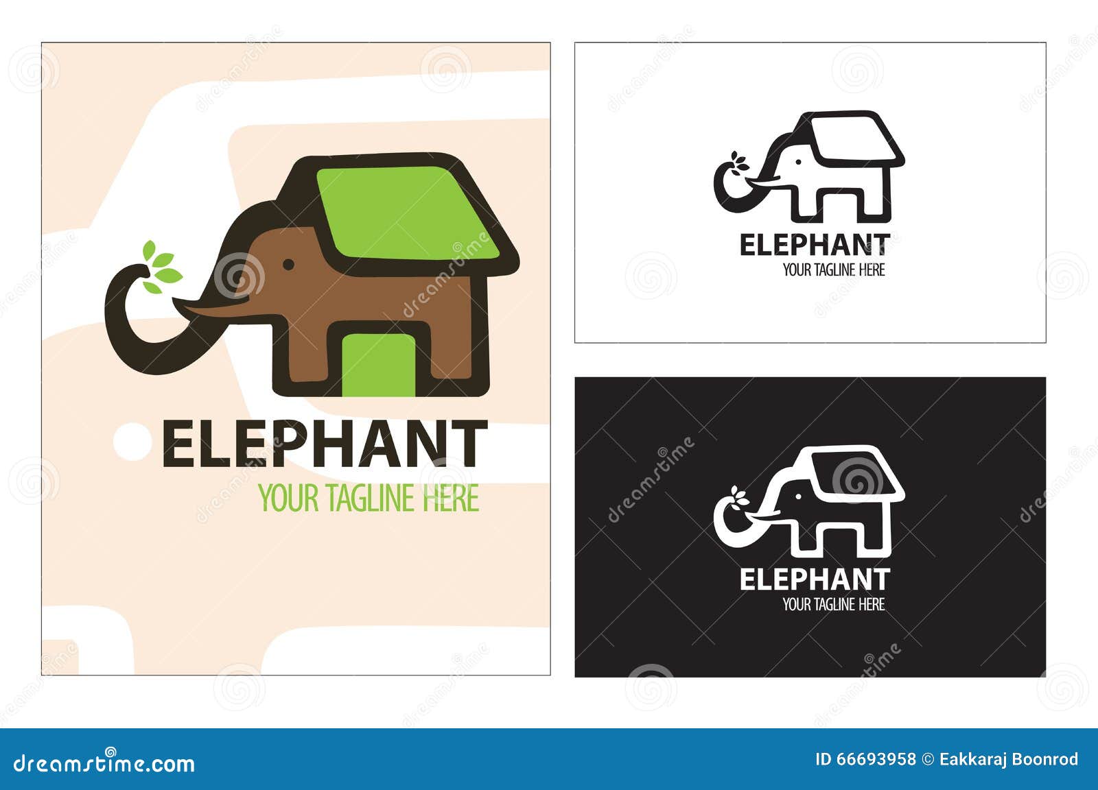 Elephant House Logo Stock Image | CartoonDealer.com #161631529