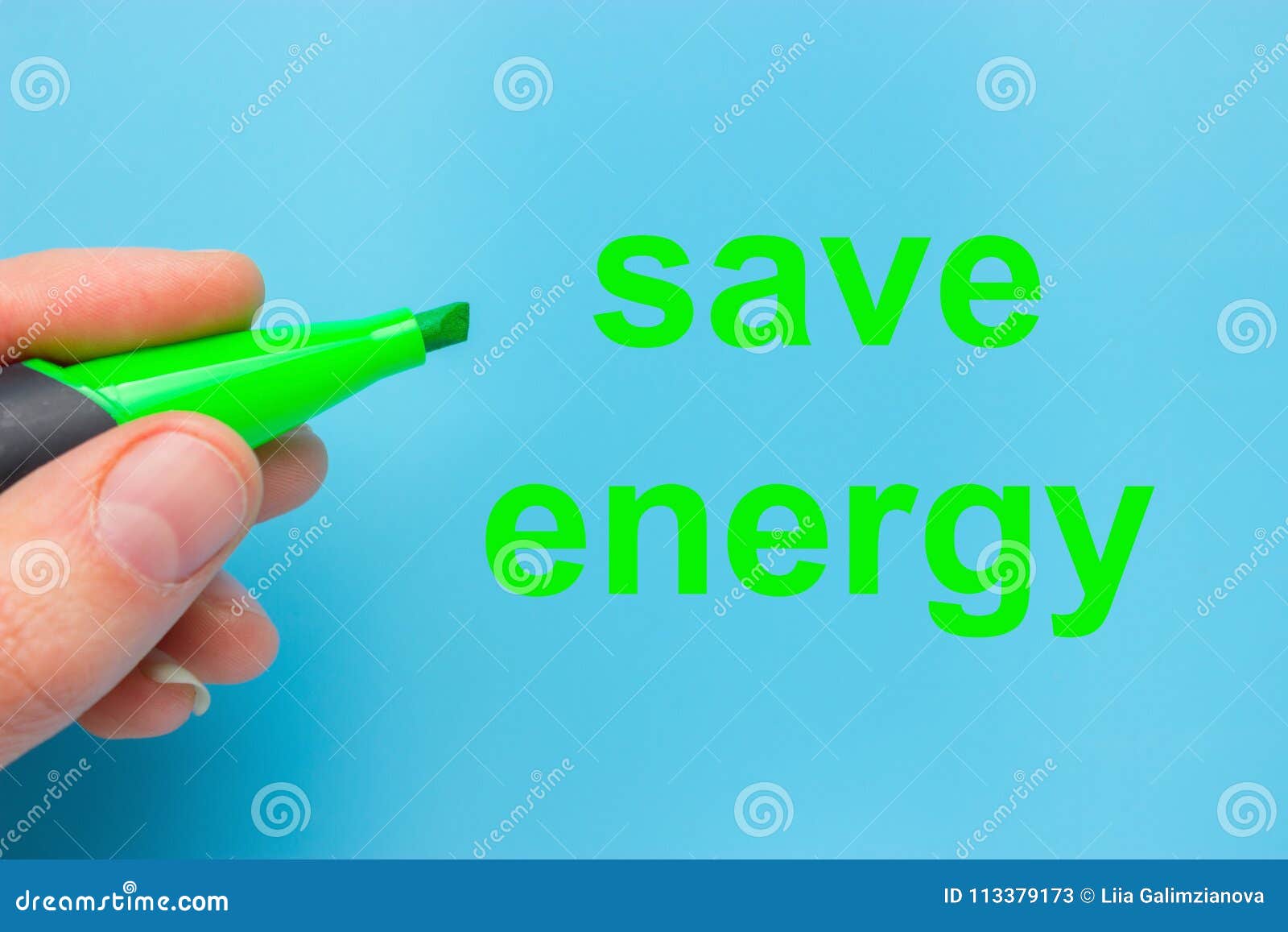 Save energy concept stock image. Image of nature, graphic - 113379173