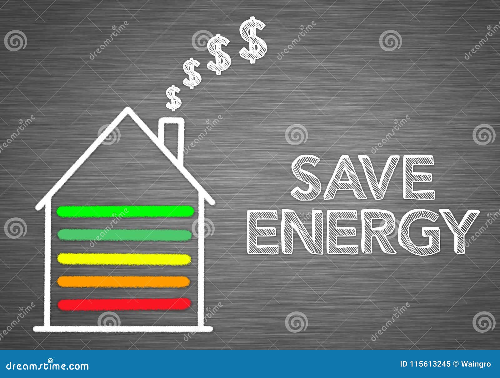 Save Energy. Vector Doodle With Zero Waste. Recycling, Reuse. Ecostyle ...