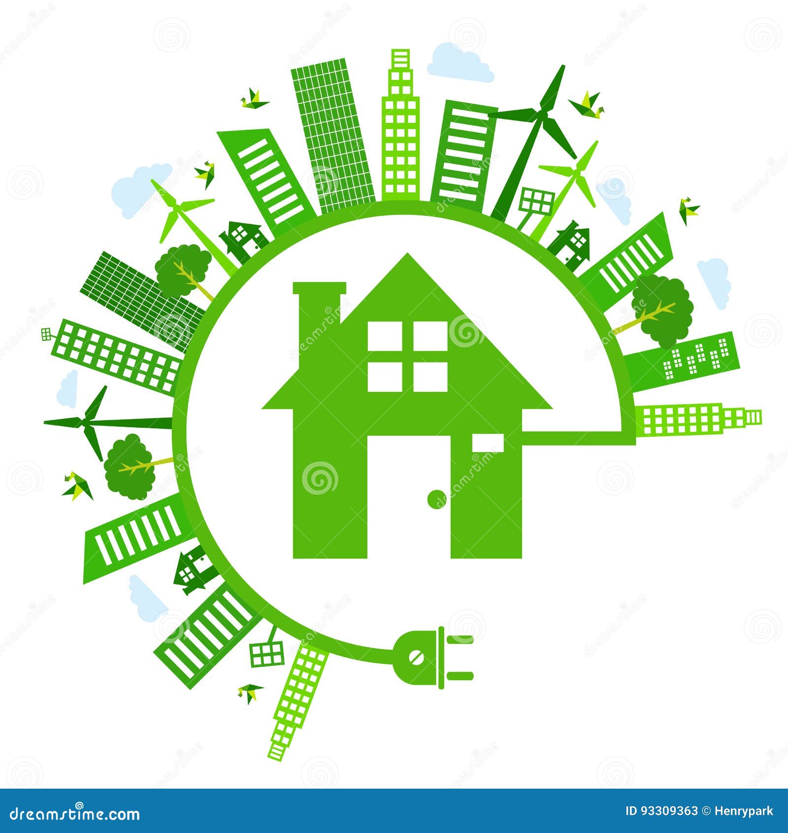 Save energy icon stock vector. Illustration of country - 93309363