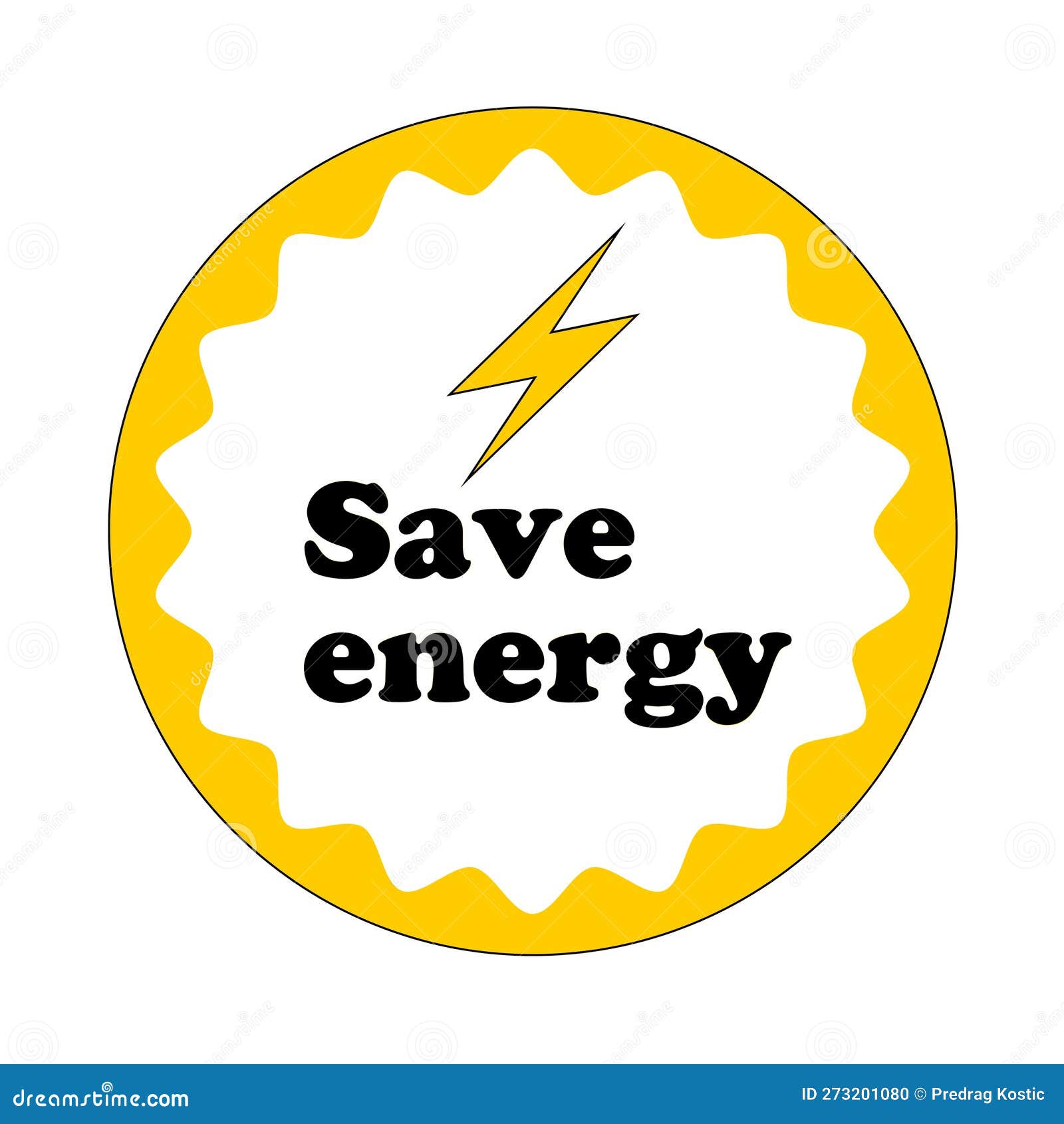 Save energy logo stock illustration. Illustration of diagram - 273201080