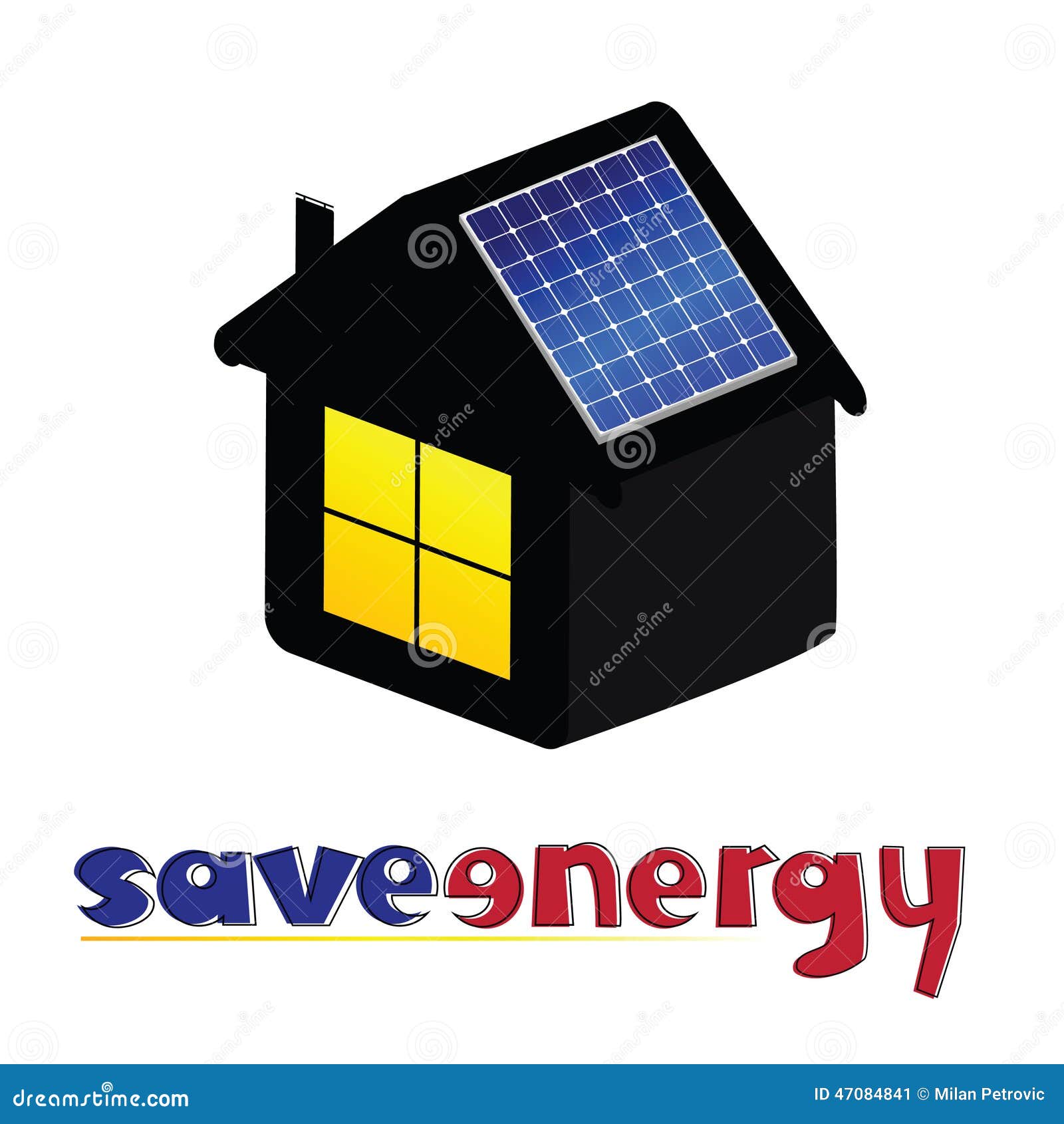 Save Energy Vector Illustration Stock Vector - Illustration of ...