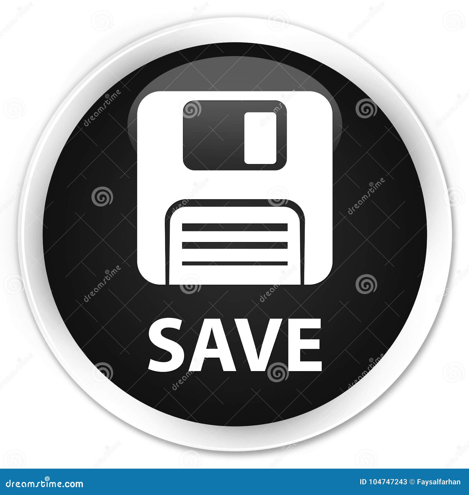 Save (floppy Disk Icon) Premium Black Round Button Stock Illustration ... Save (floppy Disk Icon) Premium Black Round Button Stock Illustration ...