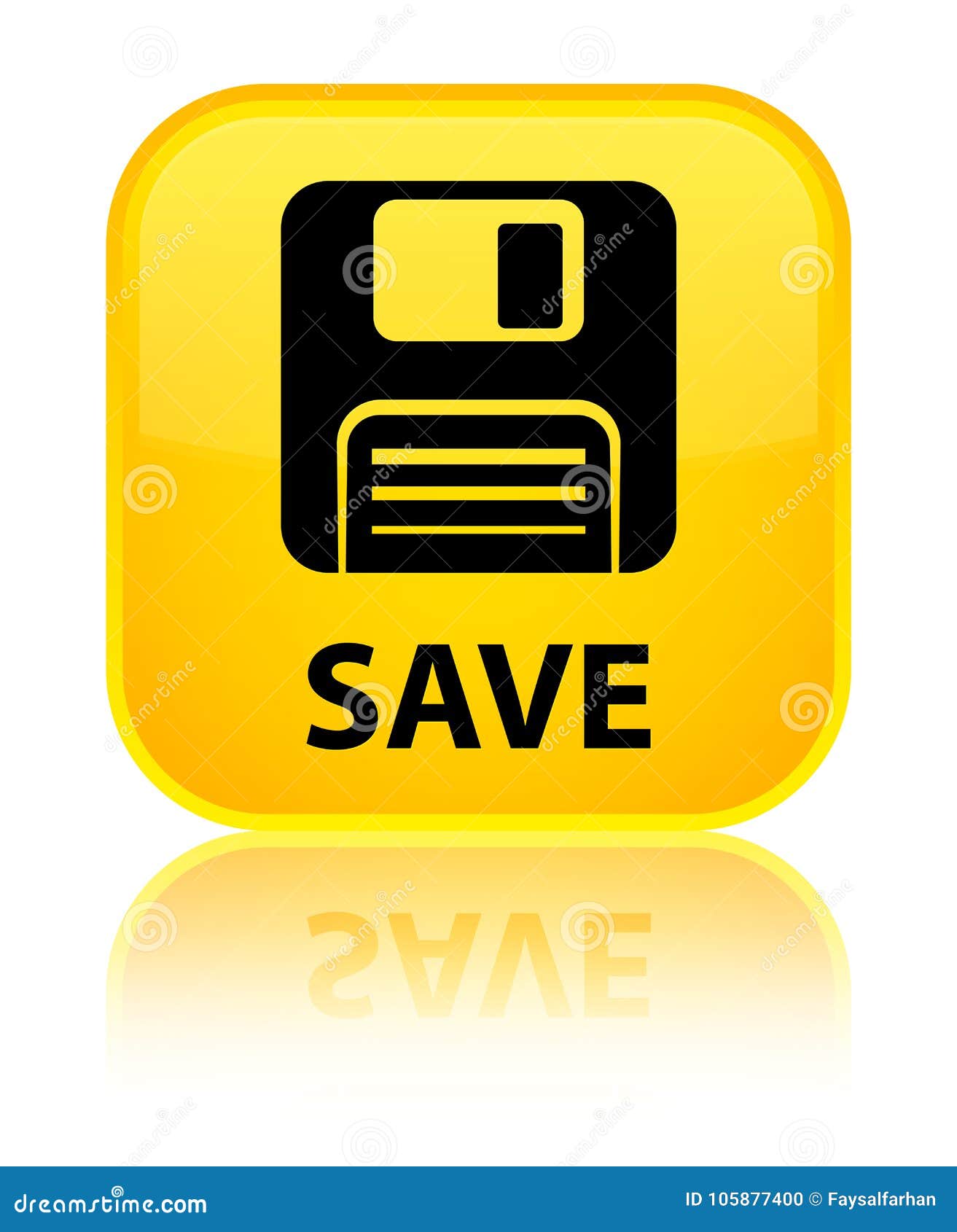 Save (floppy Disk Icon) Special Yellow Square Button Stock Illustration ... Save (floppy Disk Icon) Special Yellow Square Button Stock Illustration ...