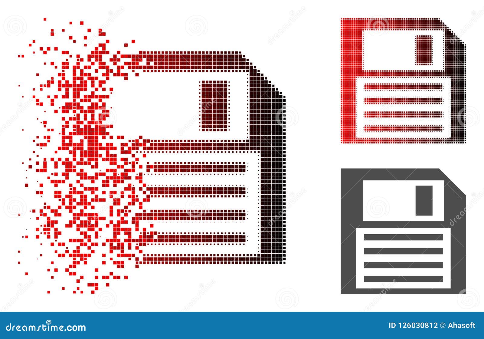 Disintegrating And Halftone Pixelated Male Symbol Icon Vector ...