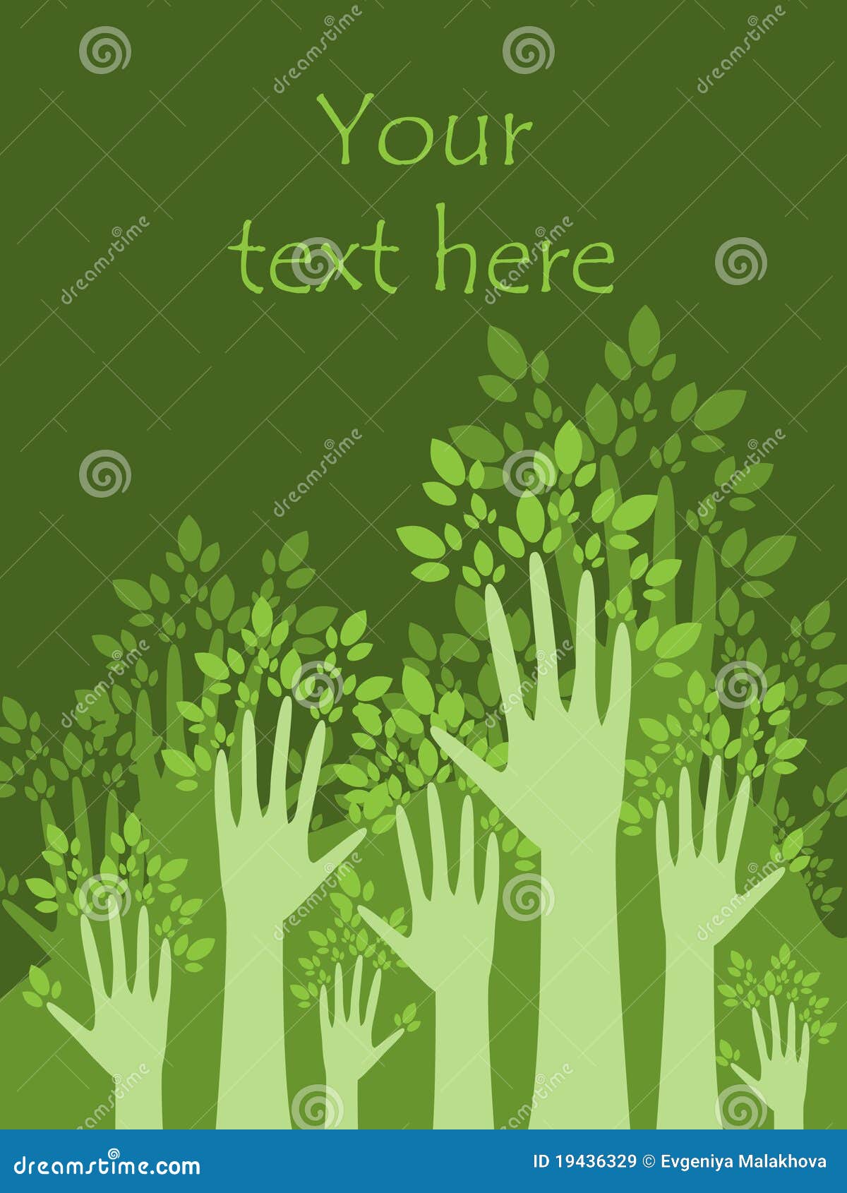 Save forest stock vector. Illustration of silhouette - 19436329