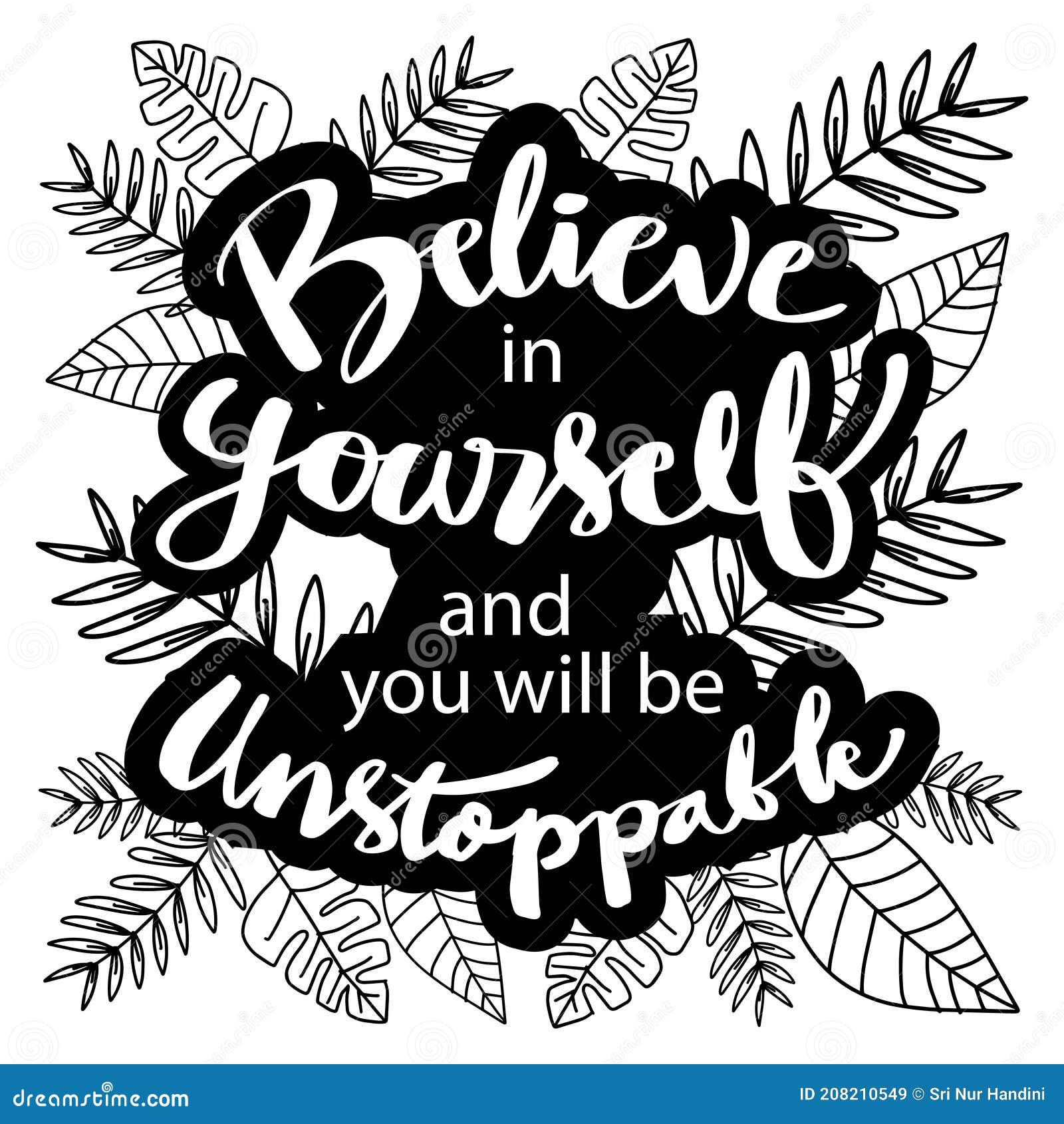 Save the Forest Hand Lettering. Environment Pollution Concept Stock ...