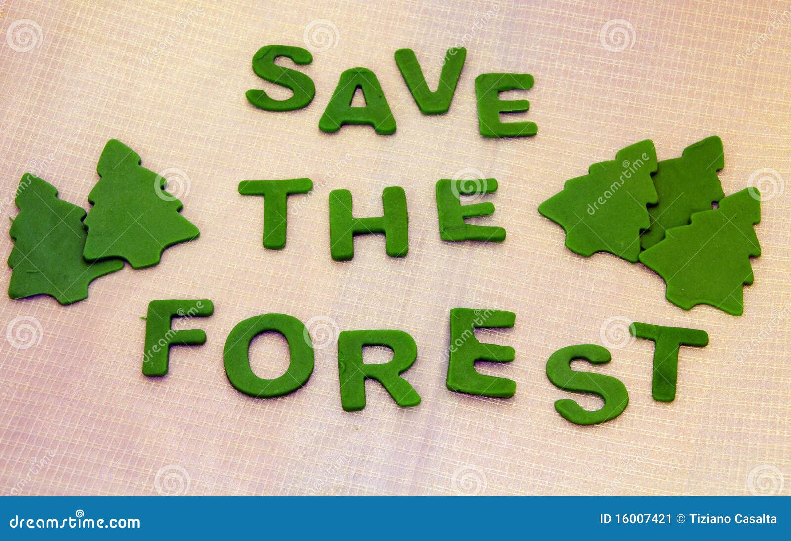 Save The Forests Stock Image - Image: 16007421