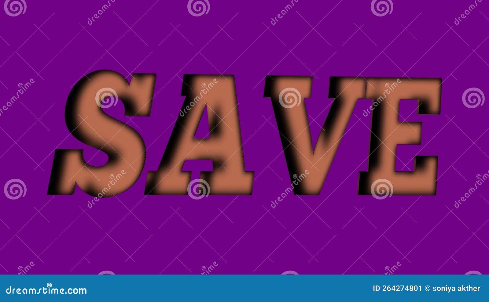 Save Glass Taxt Illustration Image Stock Illustration Illustration Of Glass Taxt 264274801