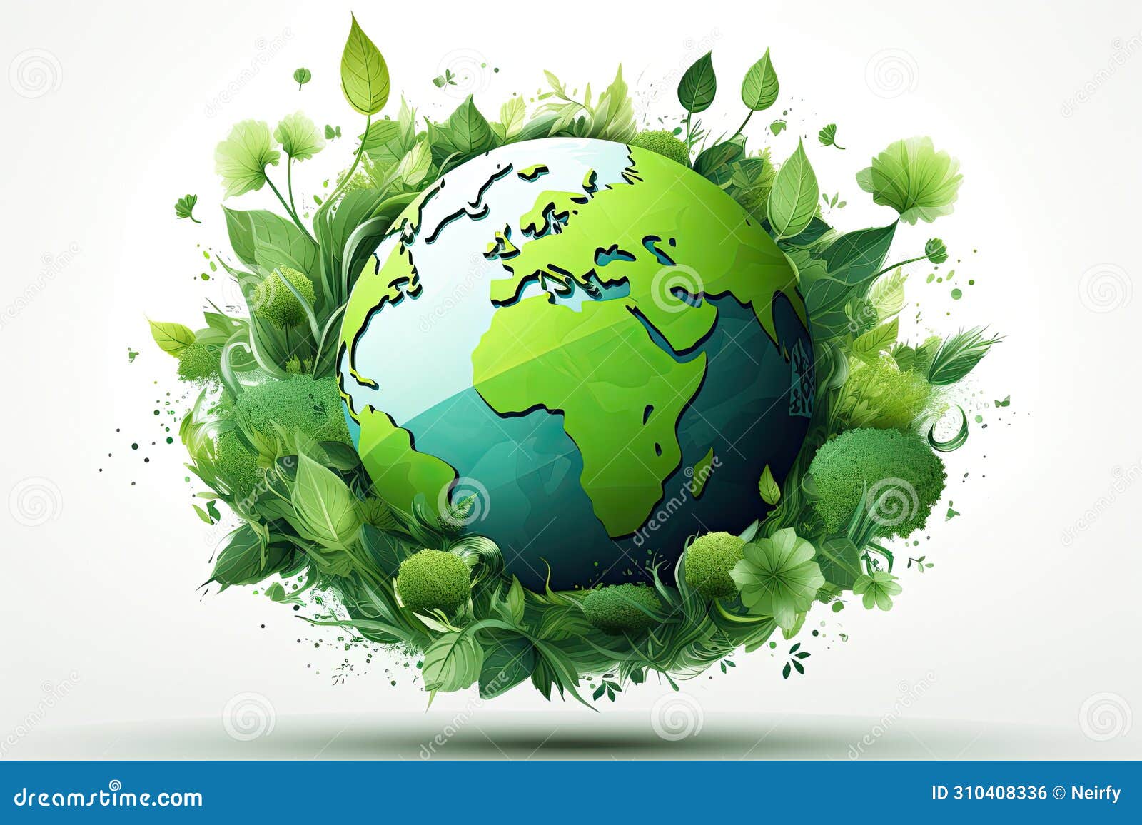 Save the Green Planet Concept with Green Earth Globe, Earth Day Stock ...