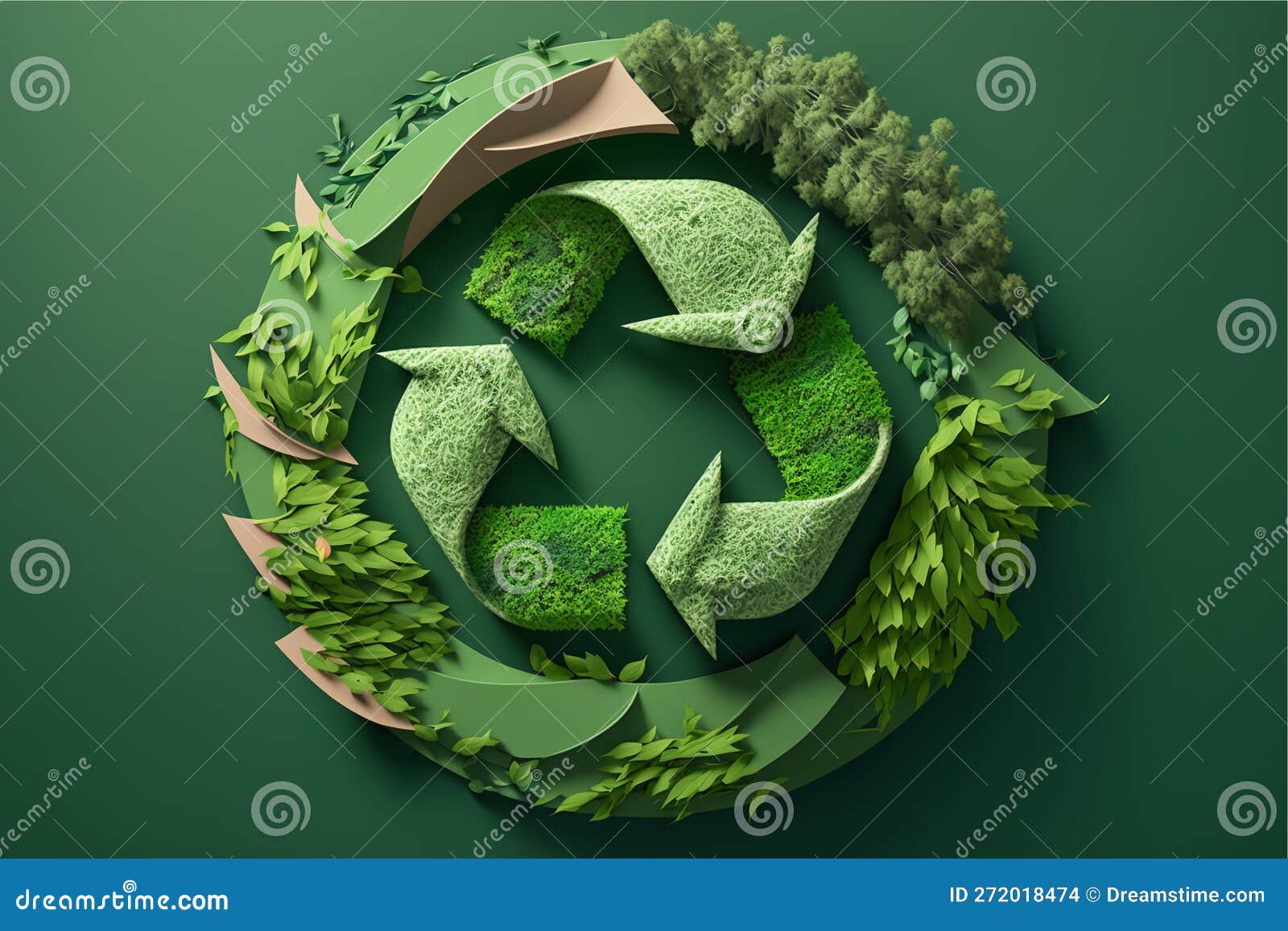 Save the Green Planet Concept with Fresh Green Leaves. Al Stock ...