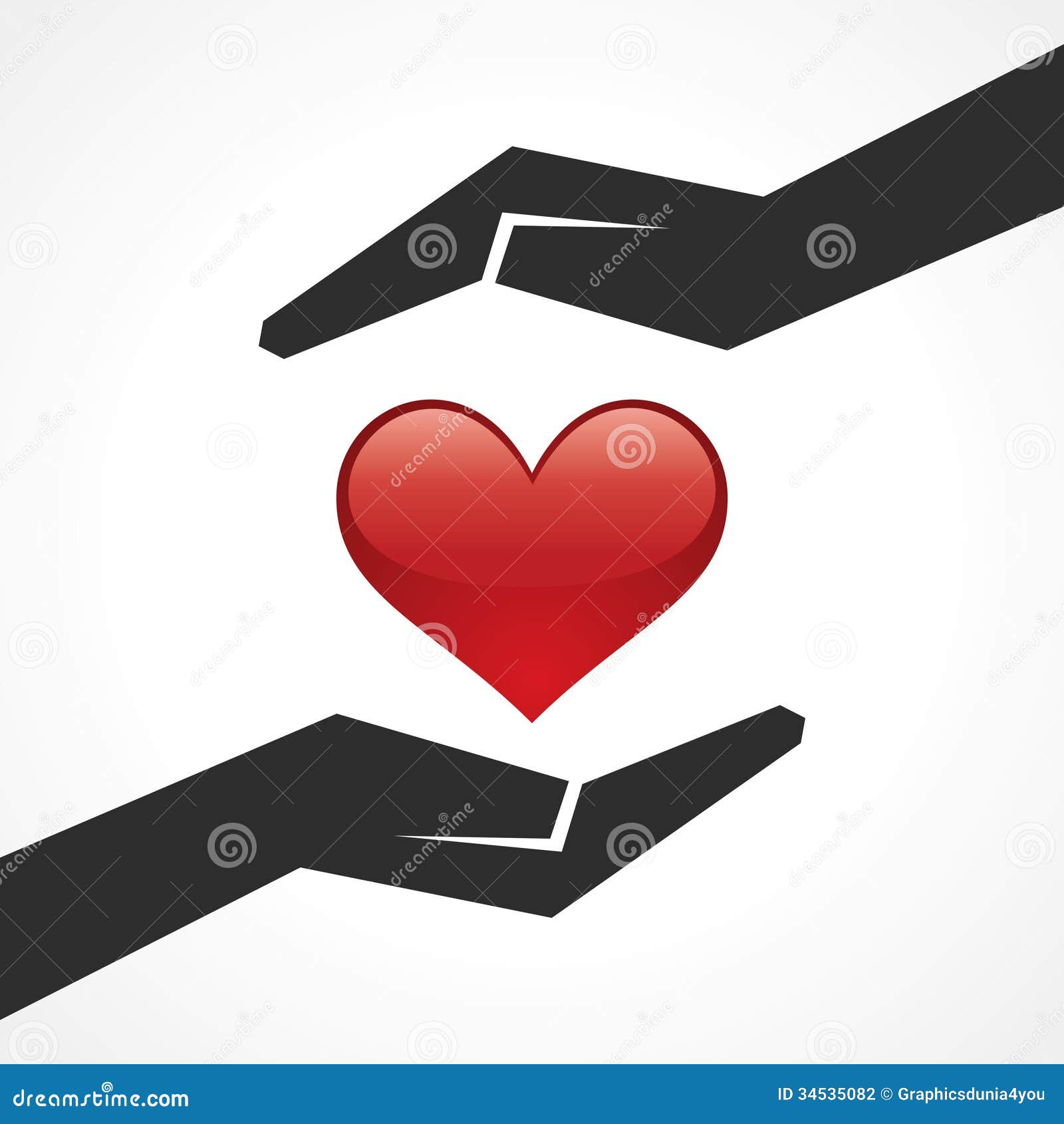 Save heart concept stock vector. Illustration of broken - 34535082