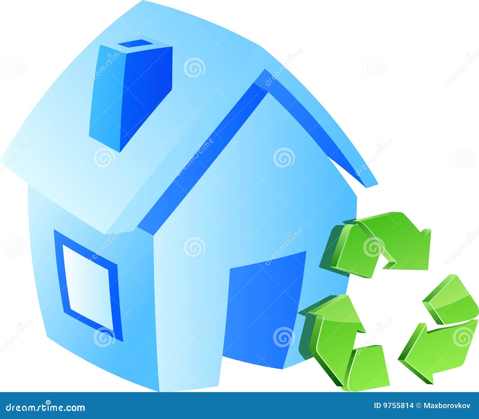 Save home symbol. stock vector. Illustration of environment - 9755814