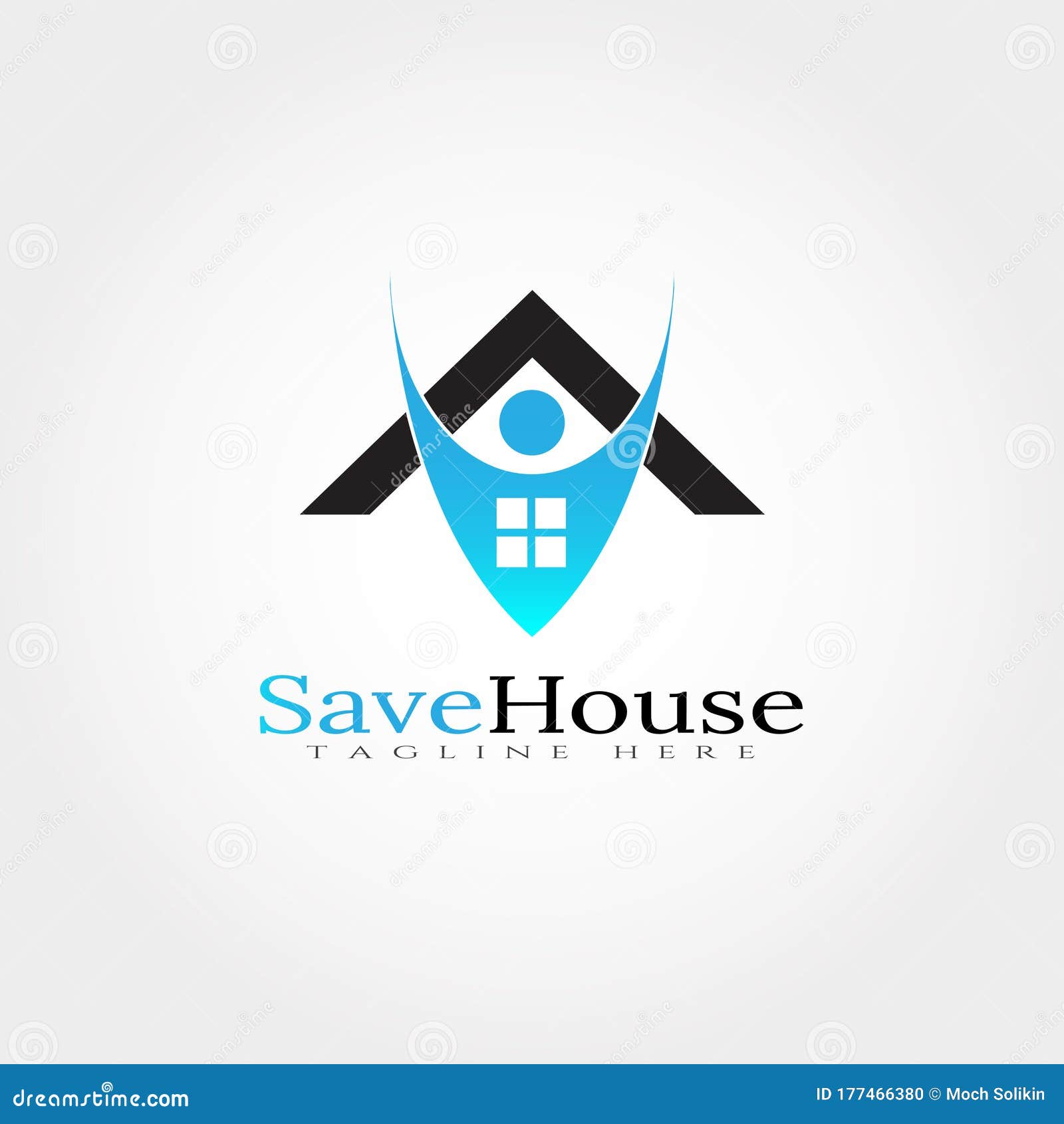 Save House Logo Design Template, Illustration Element -vector Stock ...