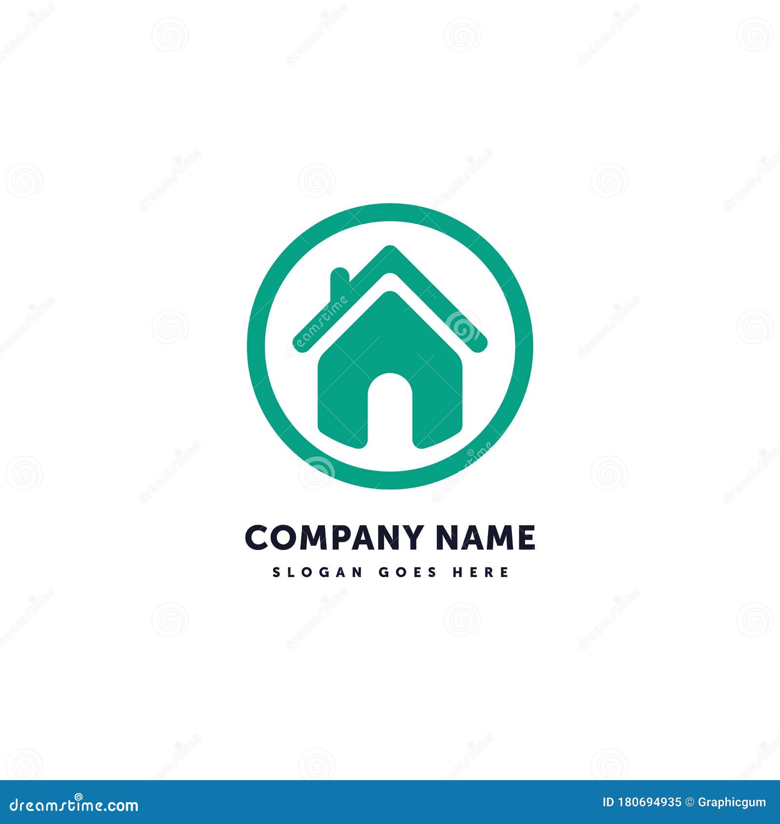 Save House Vector Logo. Abstract Icon Mark Design Template Stock ...