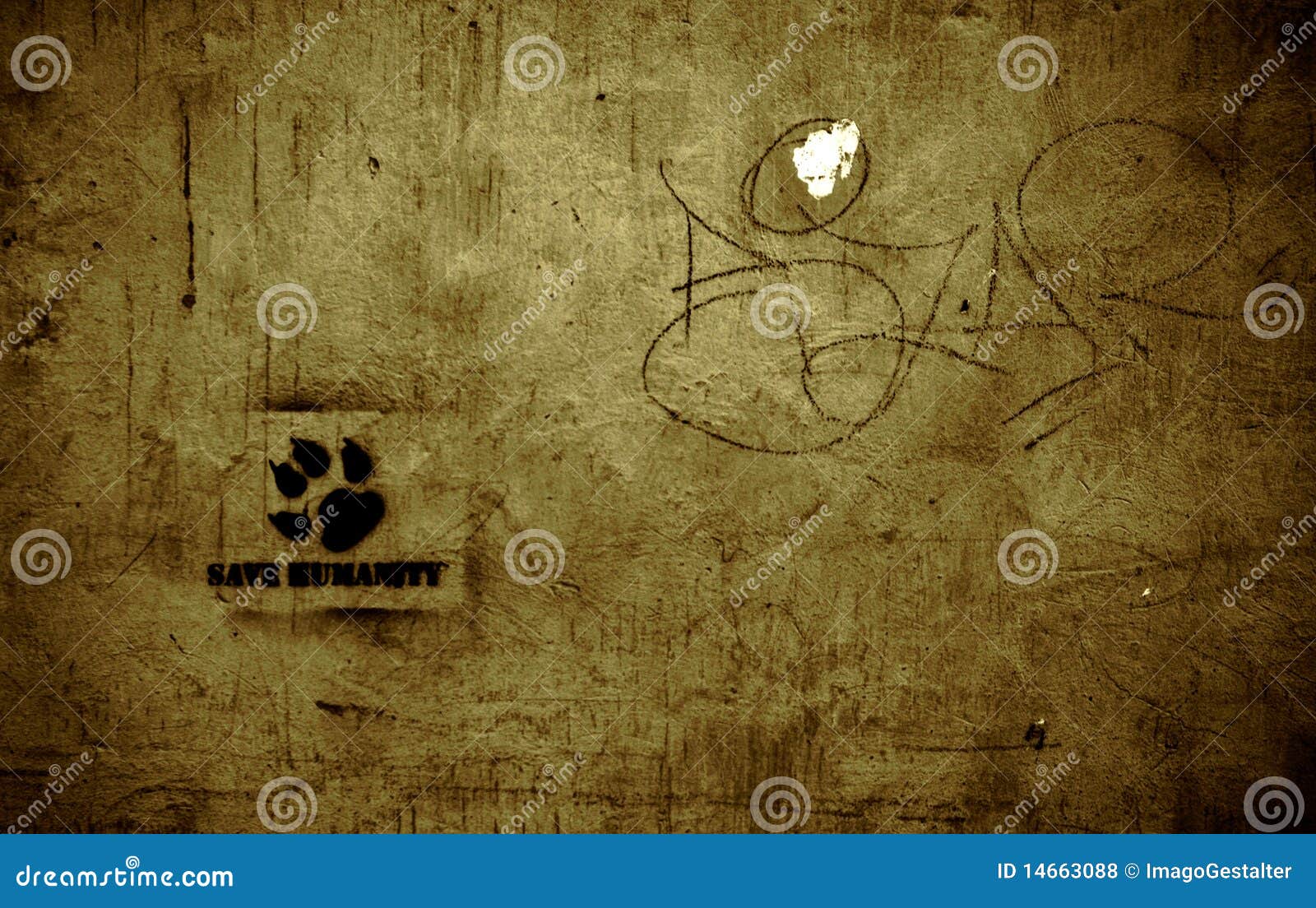 Save Humanity Grunge stock photo. Image of animal, artistic - 14663088