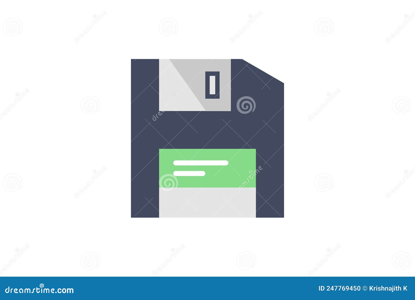 Save Icon in Colour. Floppy Disk Icon Stock Illustration - Illustration ...