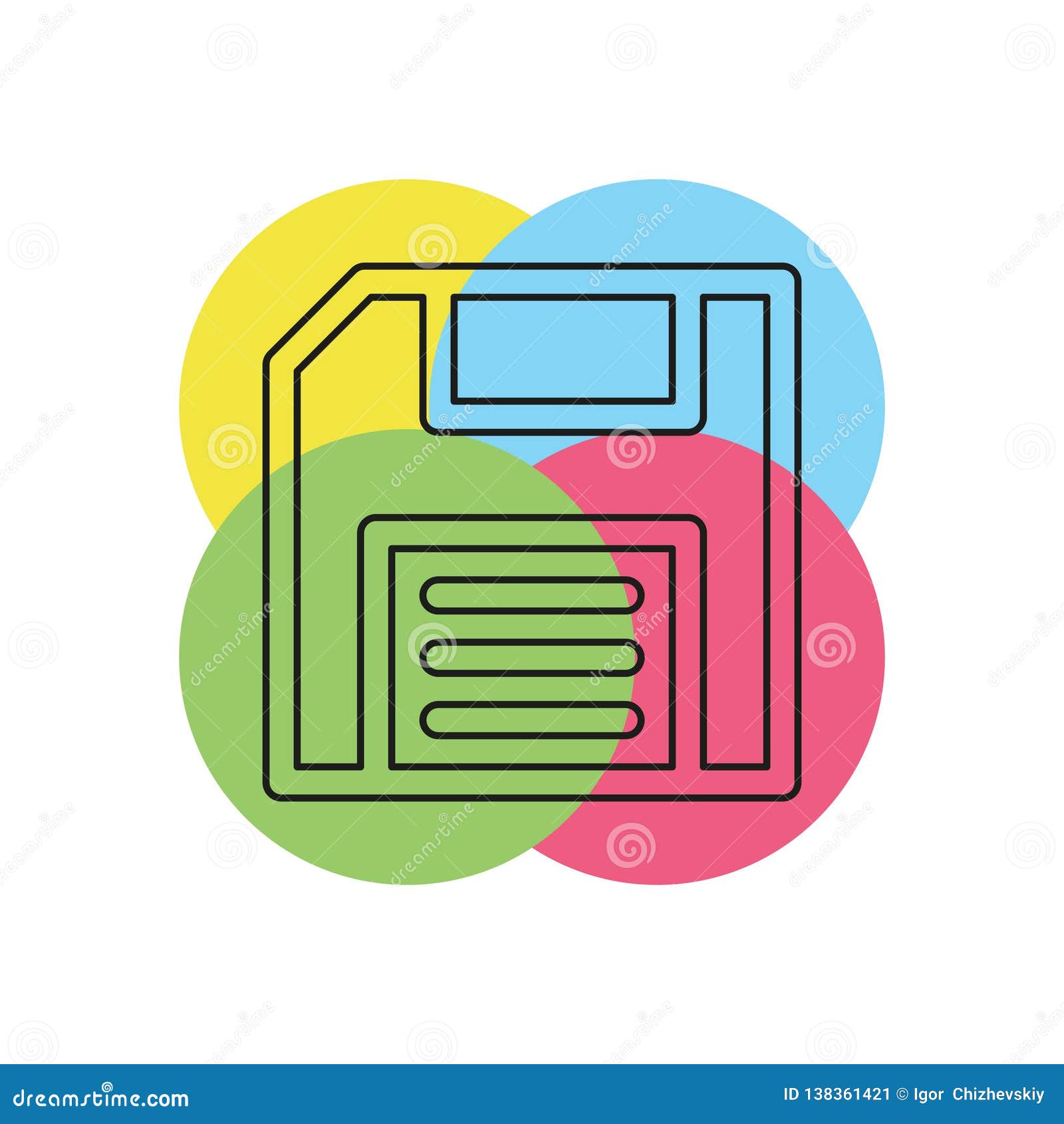 Save Icon - Computer Symbol - Memory Storage Stock Vector ...