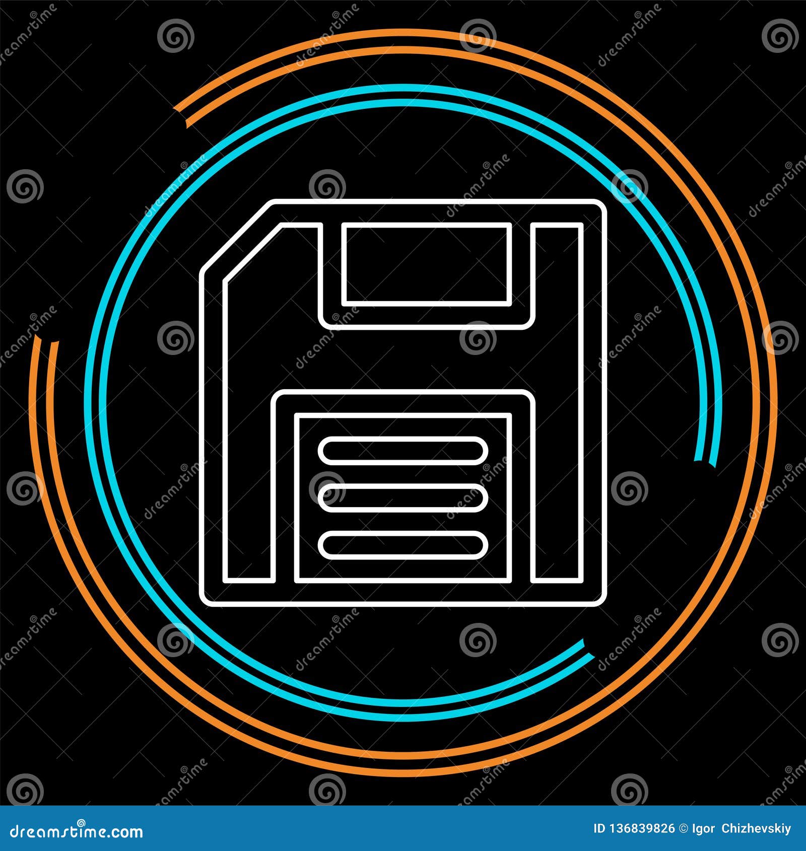 Save Icon - Computer Symbol - Memory Storage Stock Vector ...