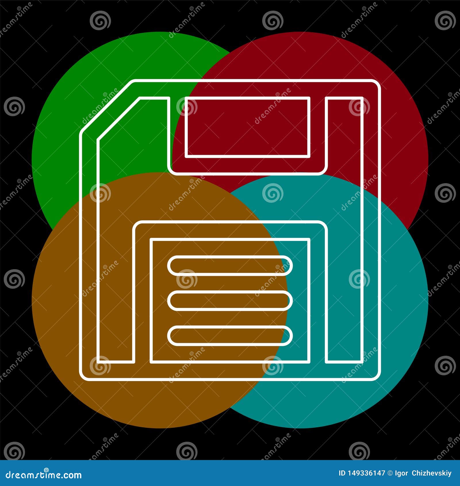 Save Icon - Computer Symbol - Memory Storage Stock Vector ...