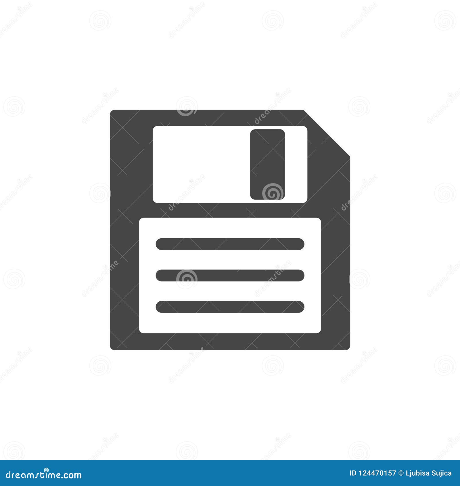 Save Icon, File Save Icon, Disc Icon Stock Vector - Illustration of ...