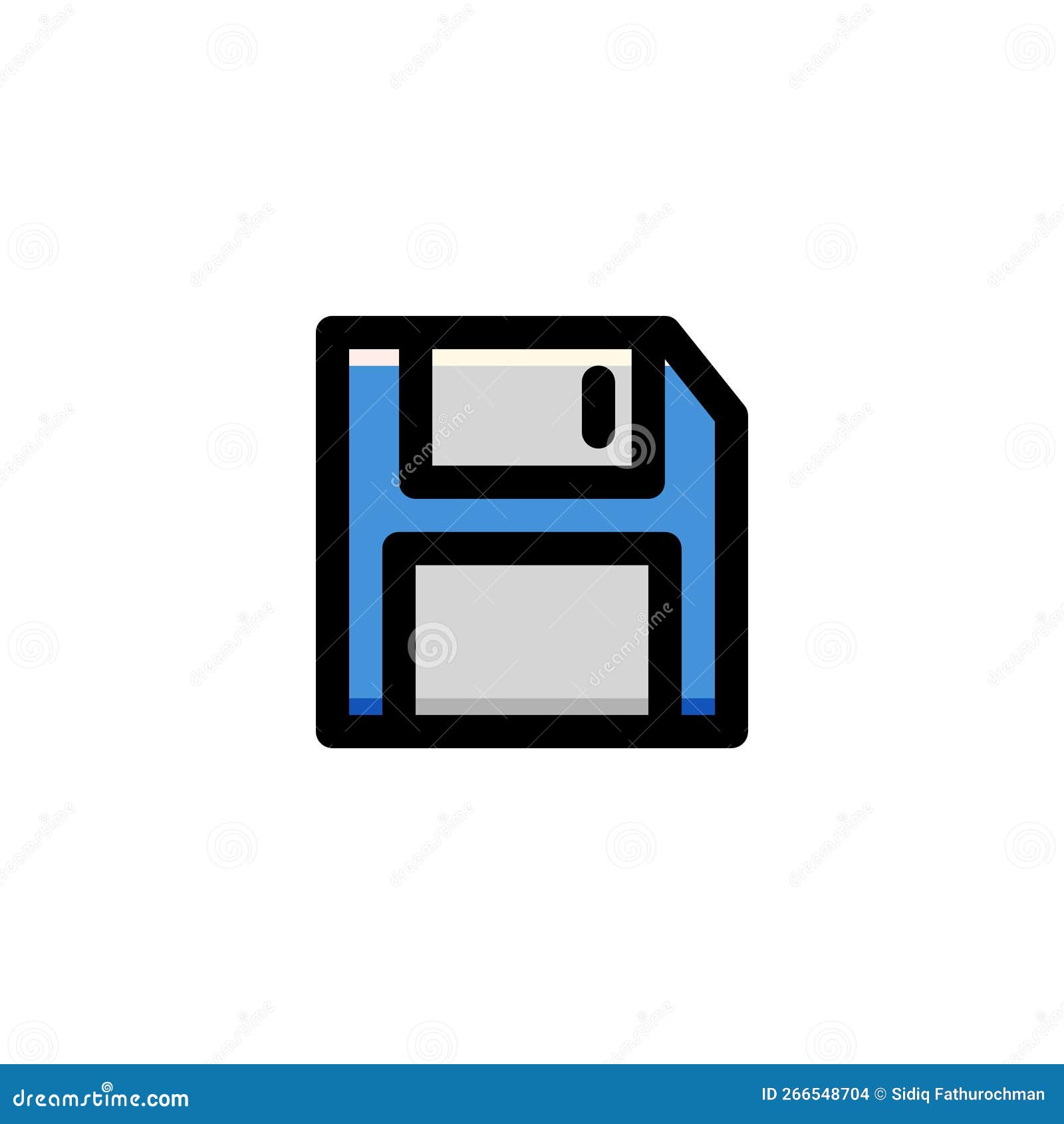 Save Icon stock vector. Illustration of pictogram, digital - 266548704