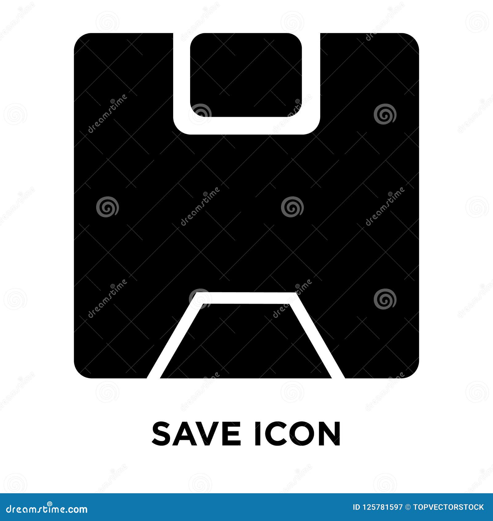 Save Icon Vector Isolated on White Background, Logo Concept of S Stock ...