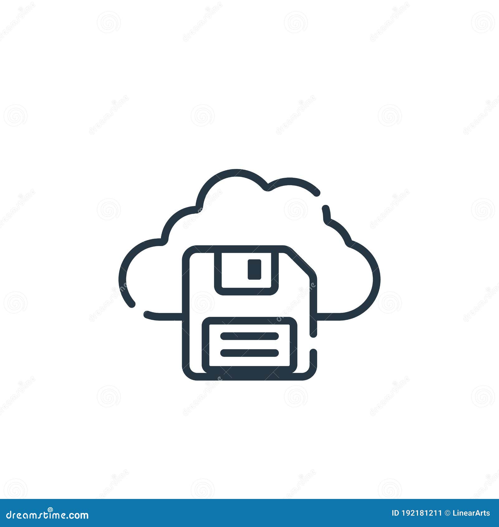 Save Icon Vector from Programming Concept. Thin Line Illustration of ...