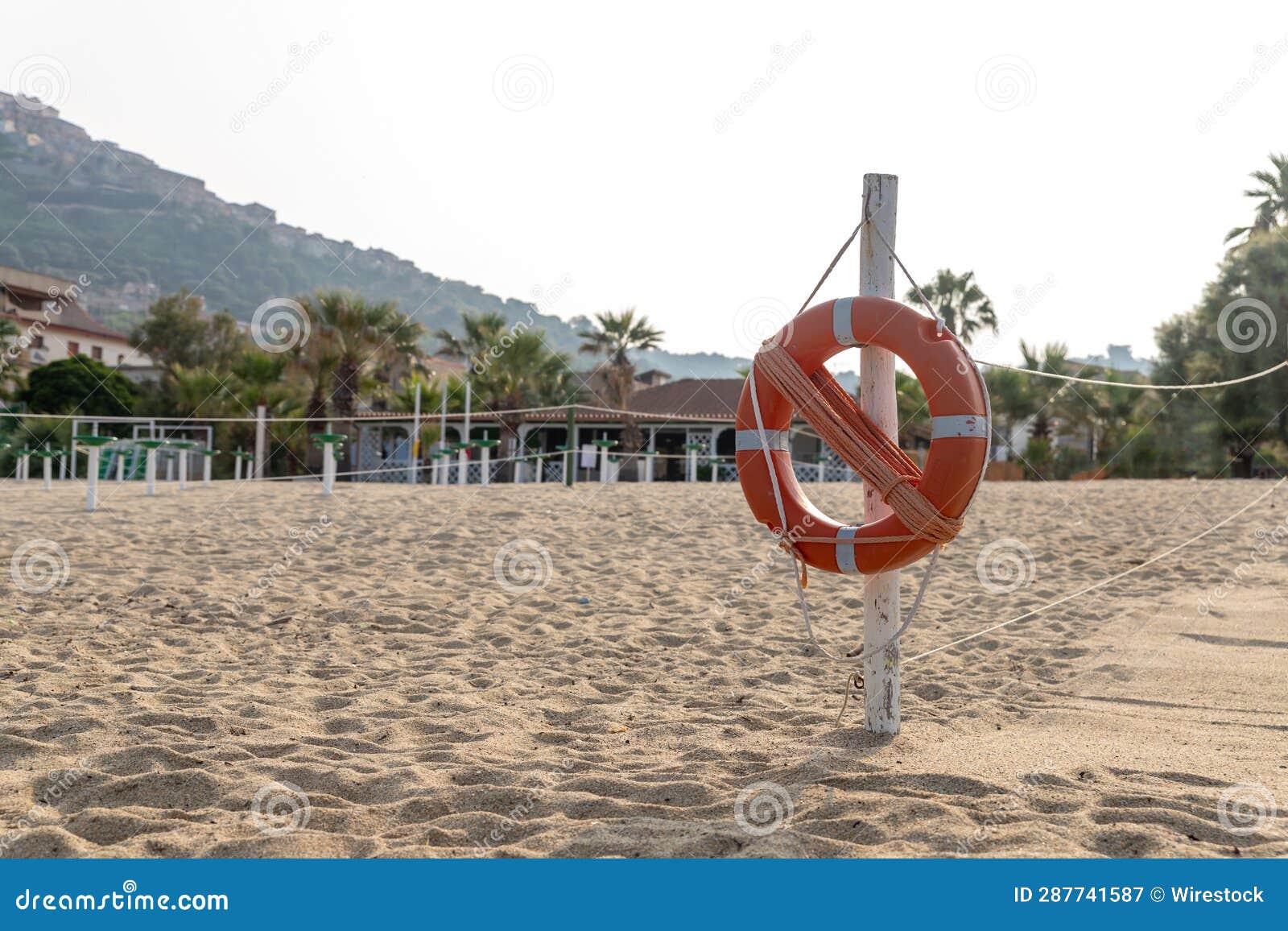 Save lives on the beach stock illustration. Illustration of swim ...
