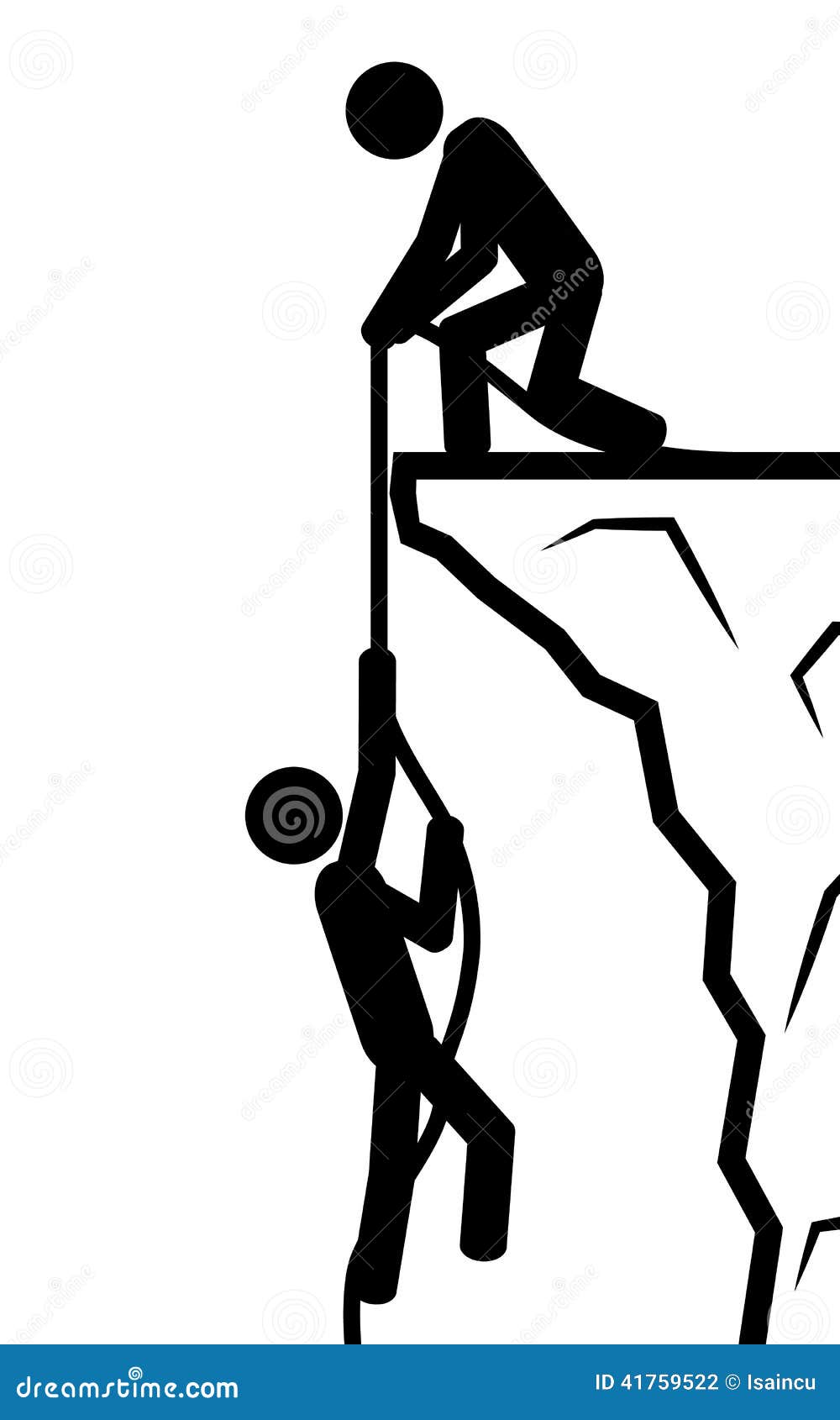 Save man stock vector. Illustration of failure, background - 41759522