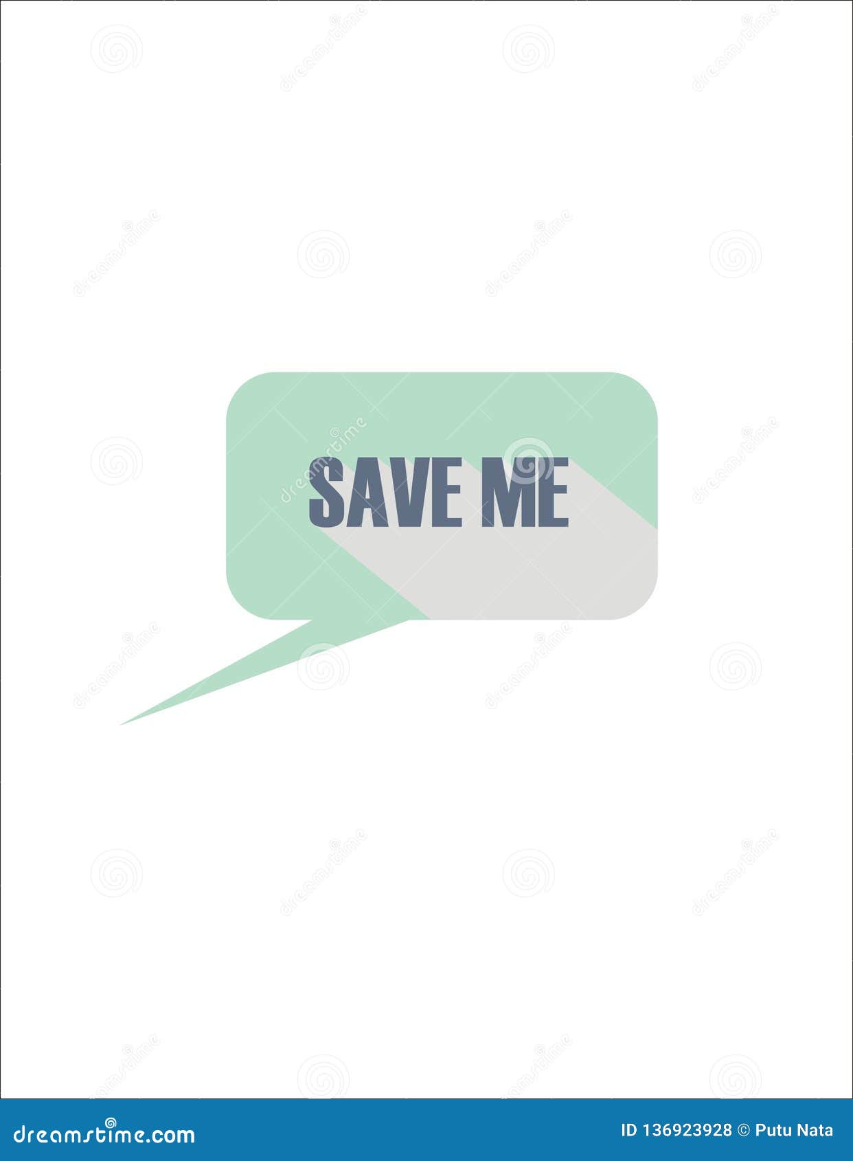 SAVE ME stock illustration. Illustration of font, write - 136923928
