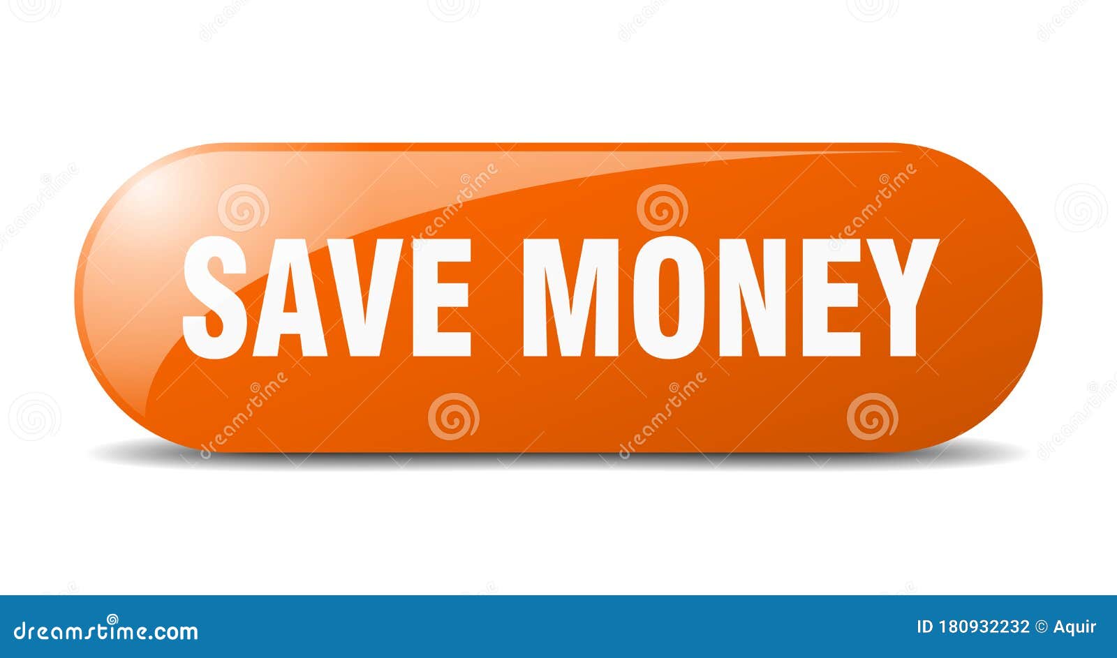 Save Money Button. Save Money Sign. Key. Push Button Stock Vector ...