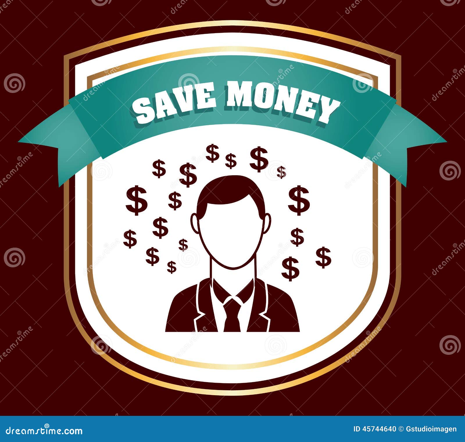 Save money design stock vector. Illustration of success - 45744640